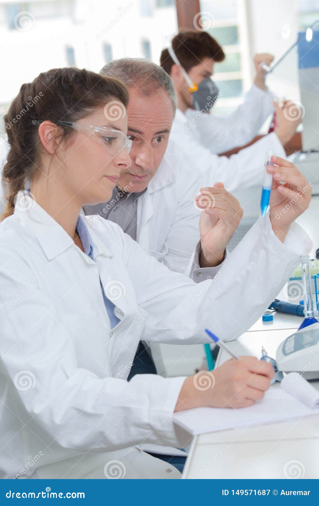 In the busy lab stock image. Image of student, working - 149571687