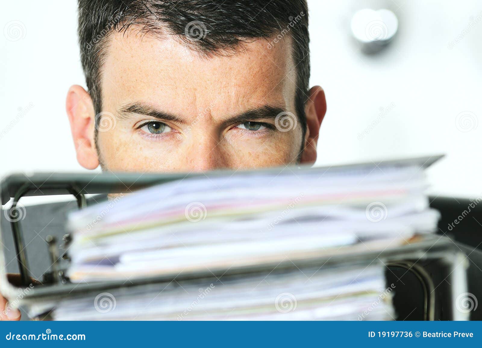 Busy man stock photo. Image of considerable, employer - 19197736