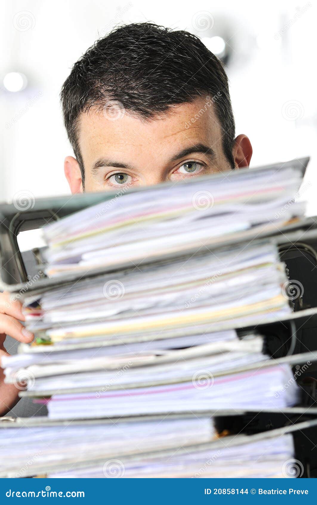 Busy man stock photo. Image of distressed, extensive - 20858144