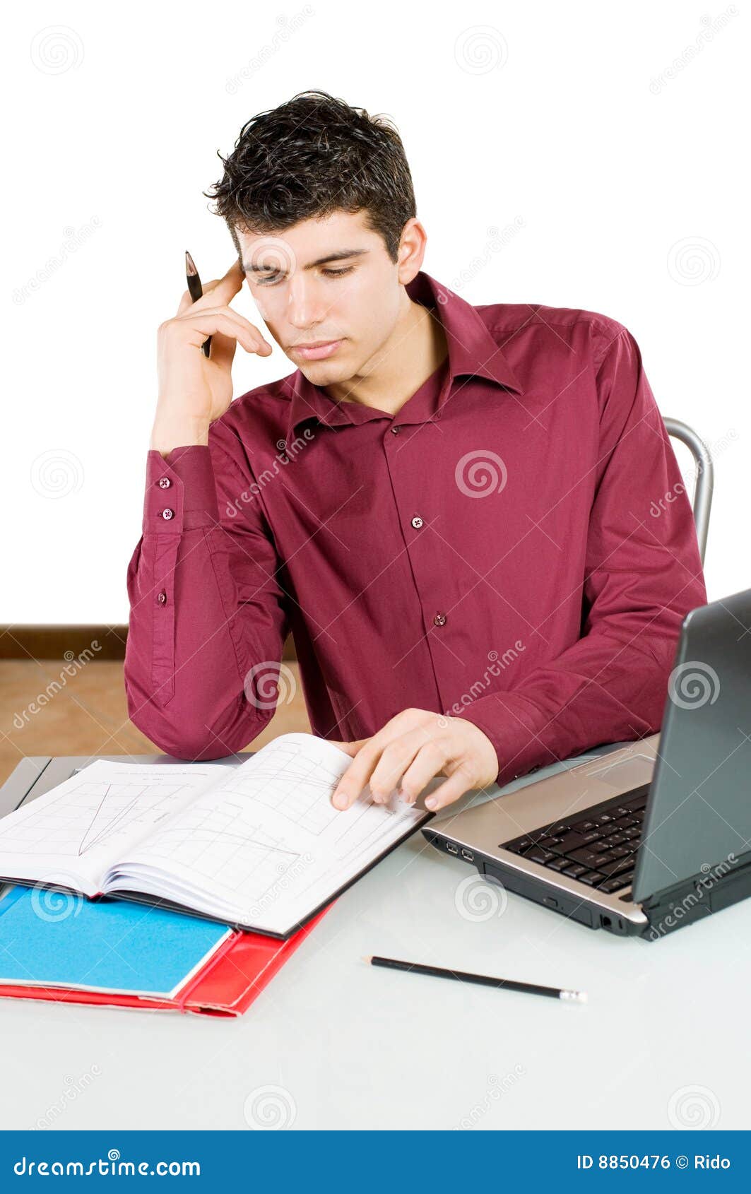 Busy man stock photo. Image of businessman, formal, hispanic - 8850476