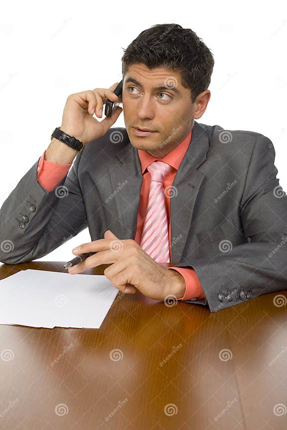 Busy man at office stock image. Image of adult, business - 2218117