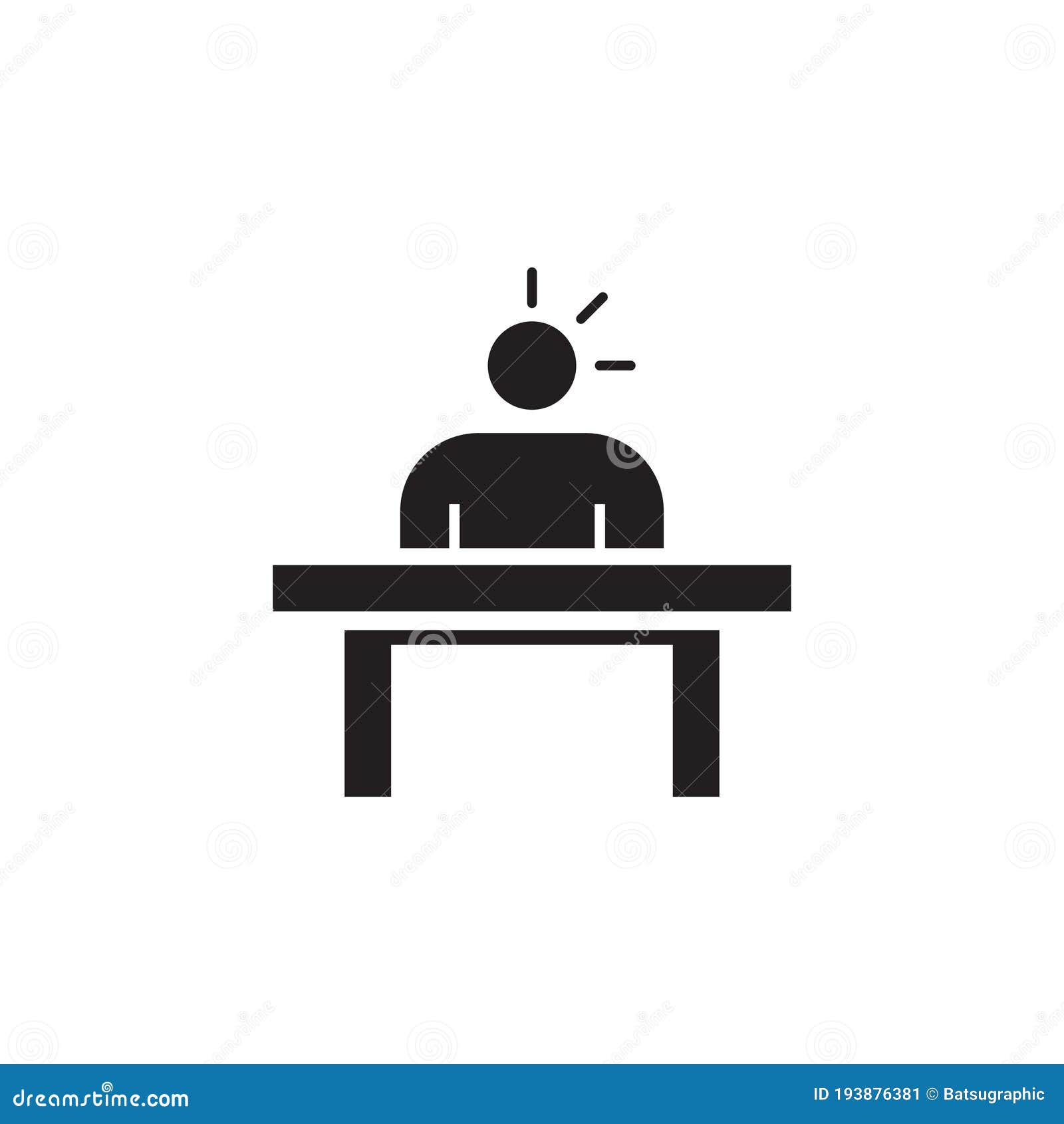 Busy Man Vector Icon Logo Design Stock Vector - Illustration of ...