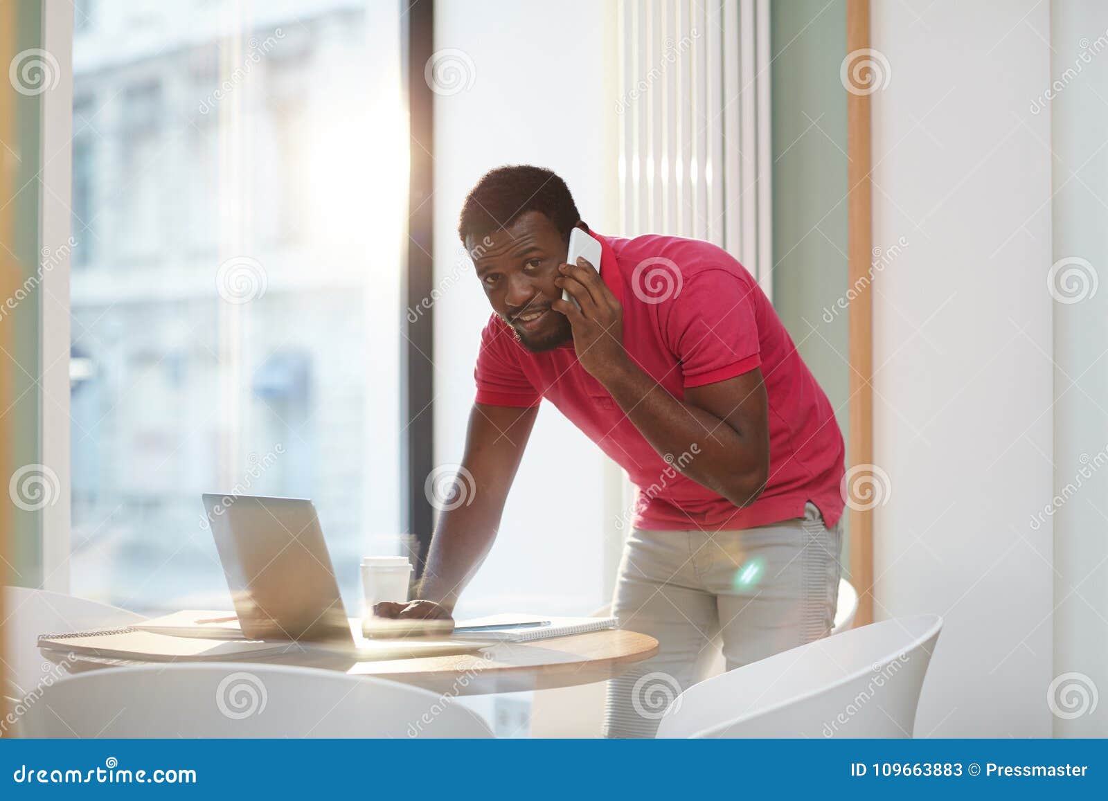 Busy office worker stock image. Image of employee, profession - 109663883