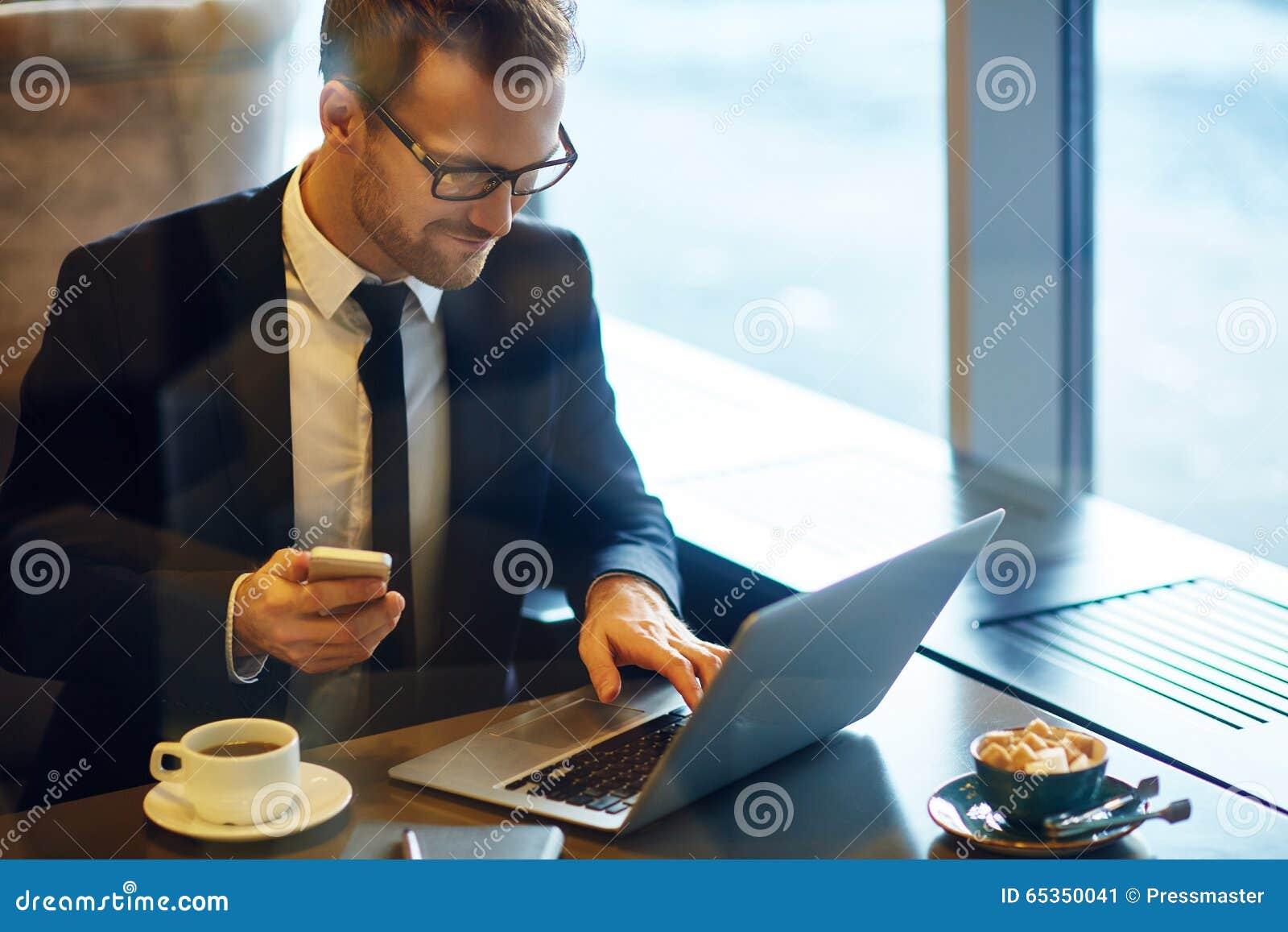 Busy manager stock image. Image of mobile, cellphone - 65350041