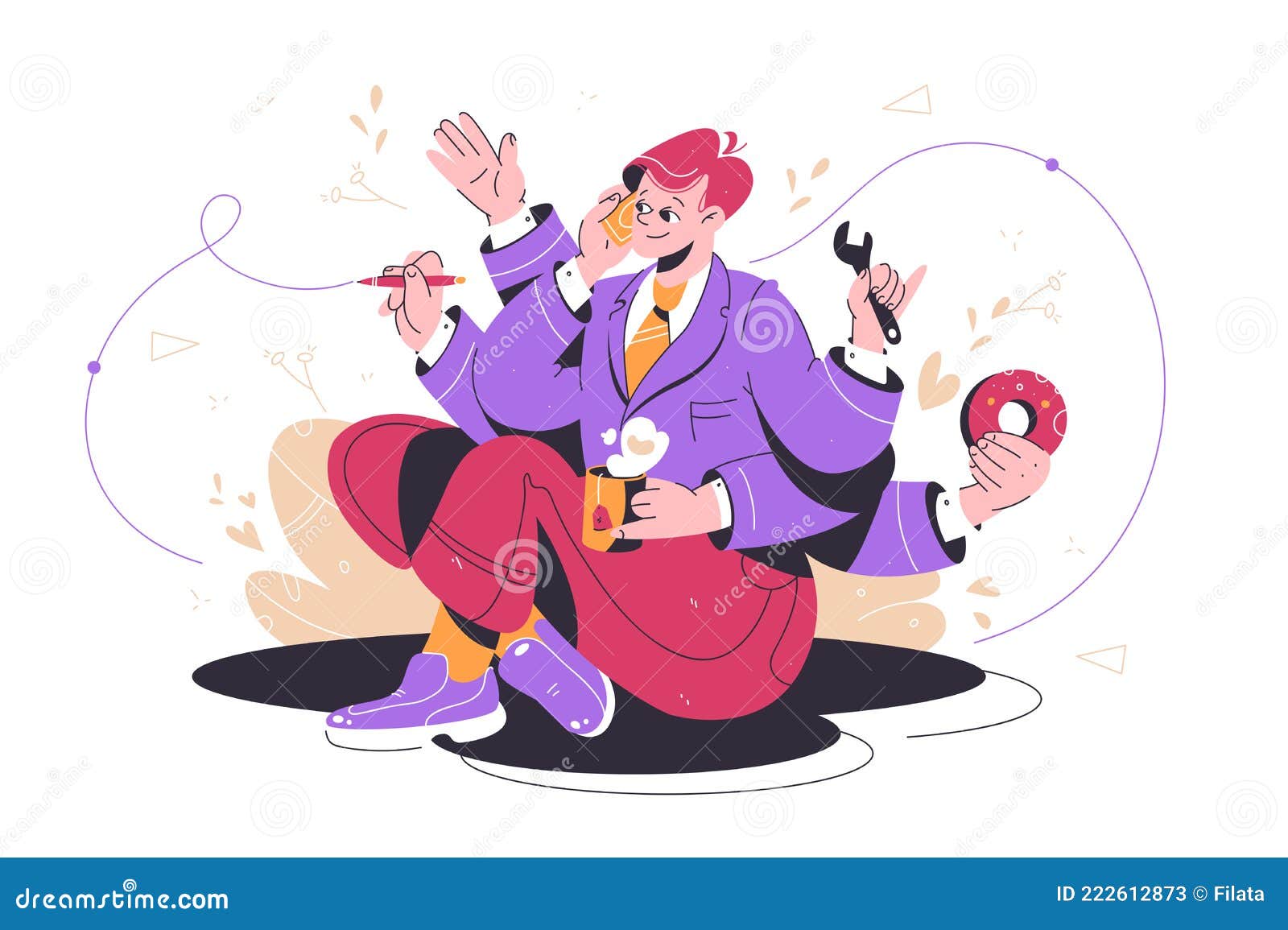 Busy Multitasking Man, Father, Dad, Daddy, Romantic Husband ...