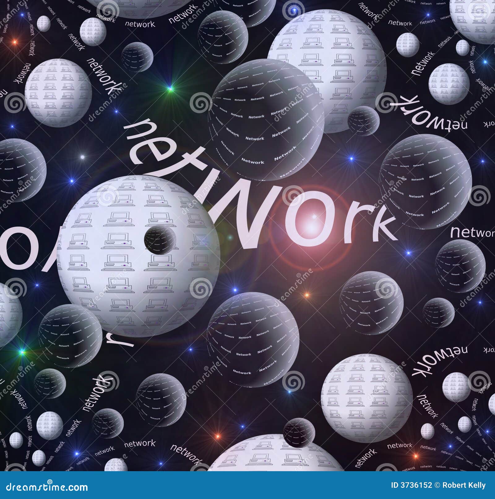 Busy network stock illustration. Illustration of graphic - 3736152