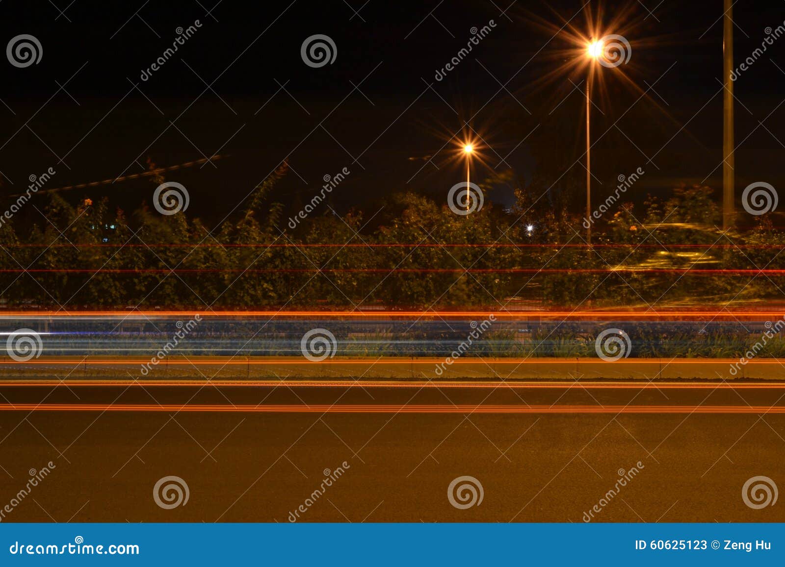 Busy Night Road stock image. Image of lights, beltway - 60625123