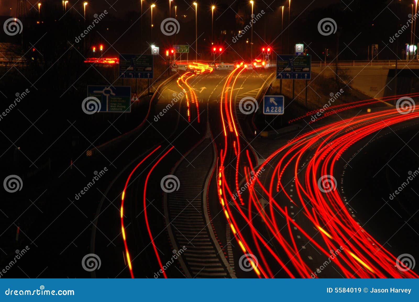 Busy Off Ramp stock image. Image of business, auto, concept - 5584019