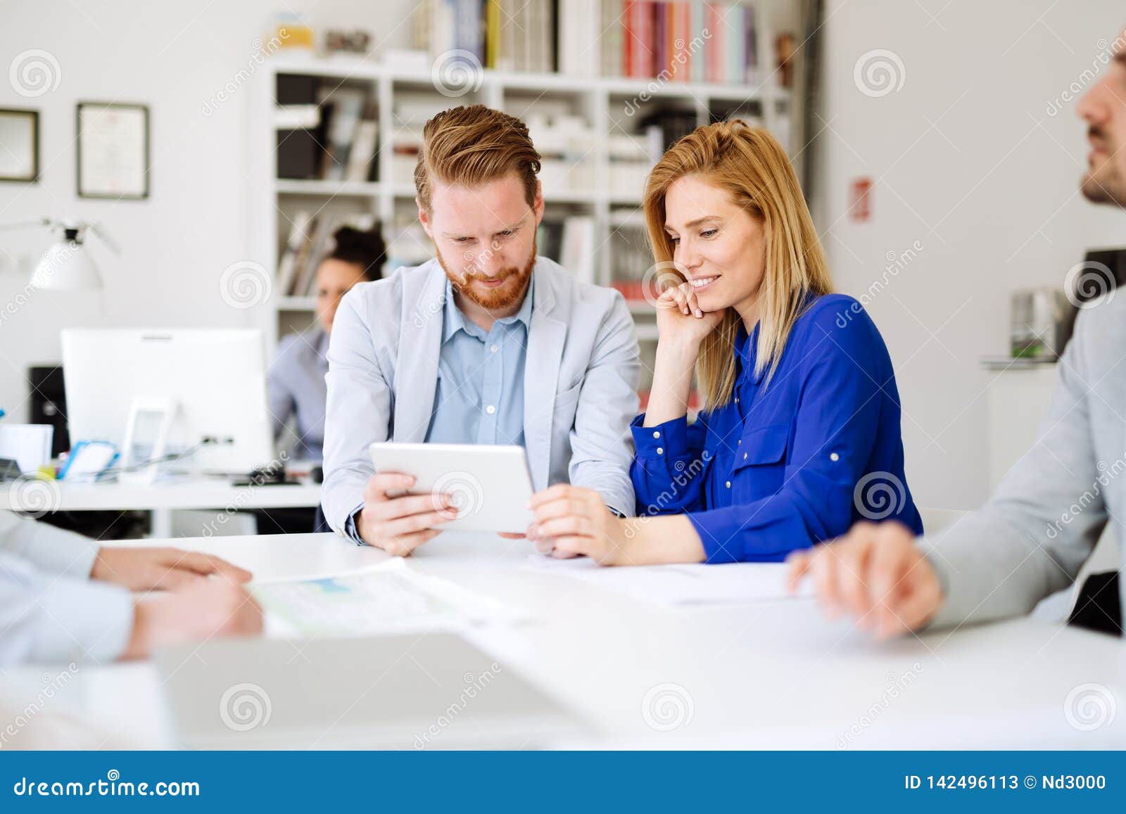 Busy office life stock image. Image of businesswoman - 142496113