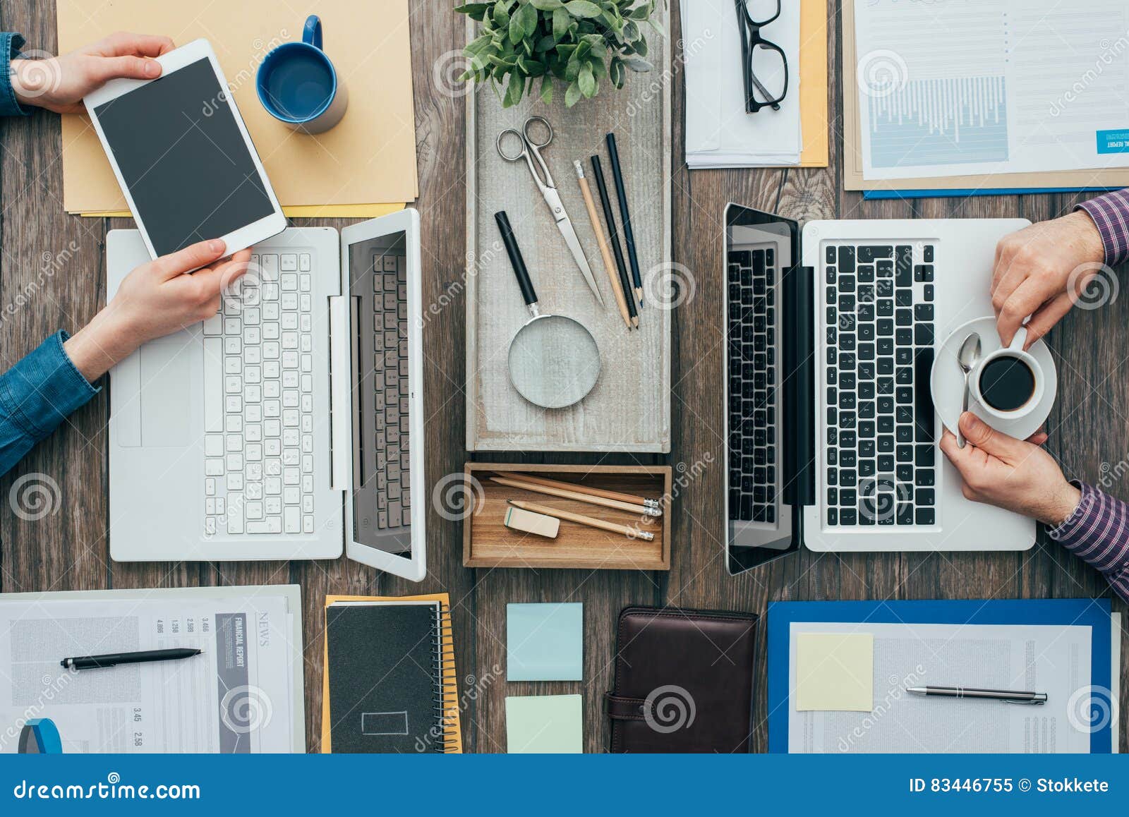 Busy office workers stock image. Image of file, management - 83446755