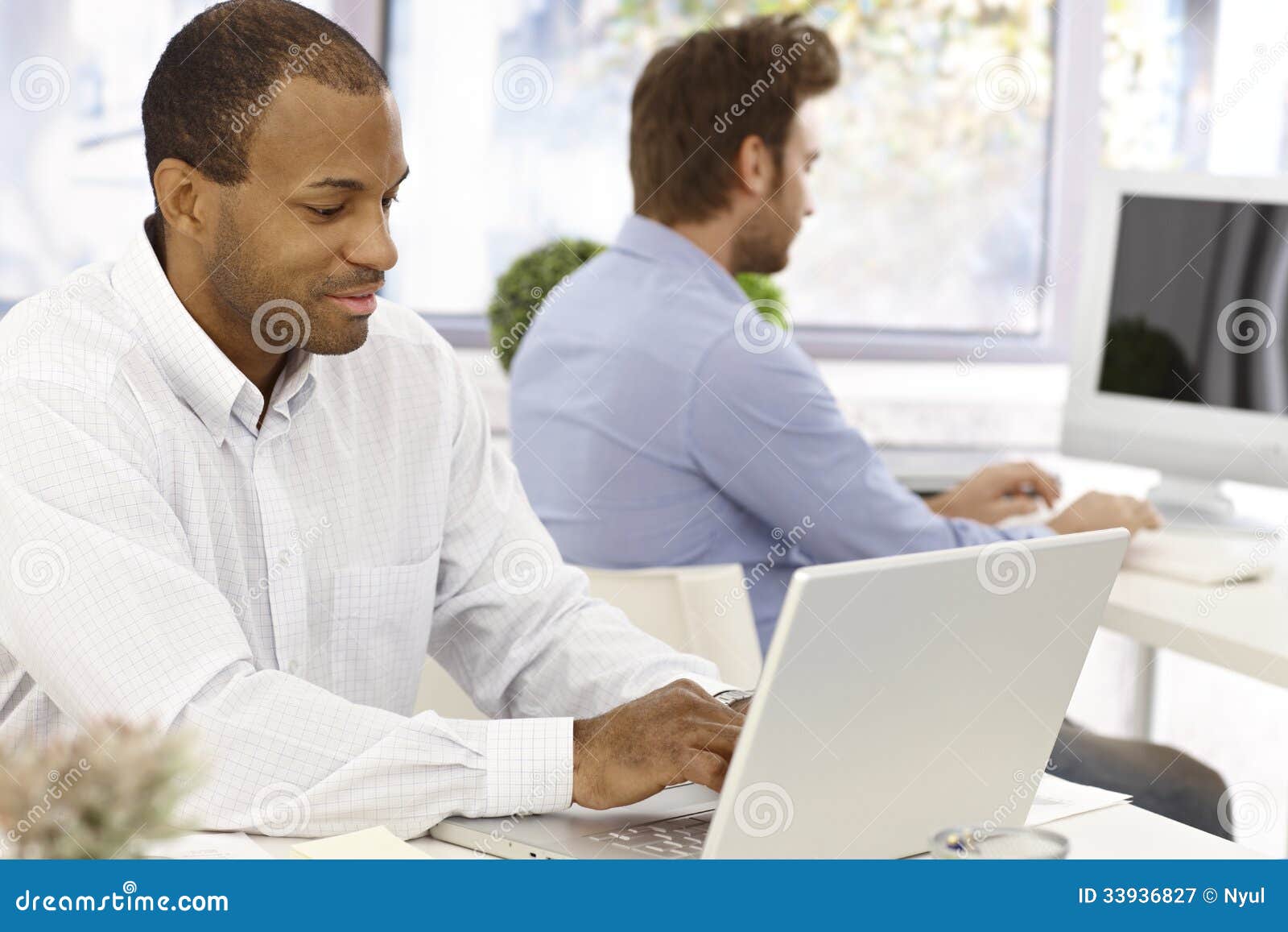 Busy Office Workers Working in Office Stock Image - Image of busy ...