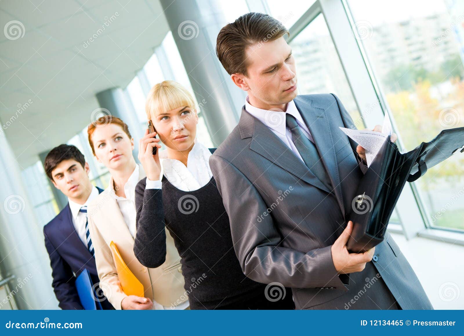 Busy people stock image. Image of leadership, confident - 12134465