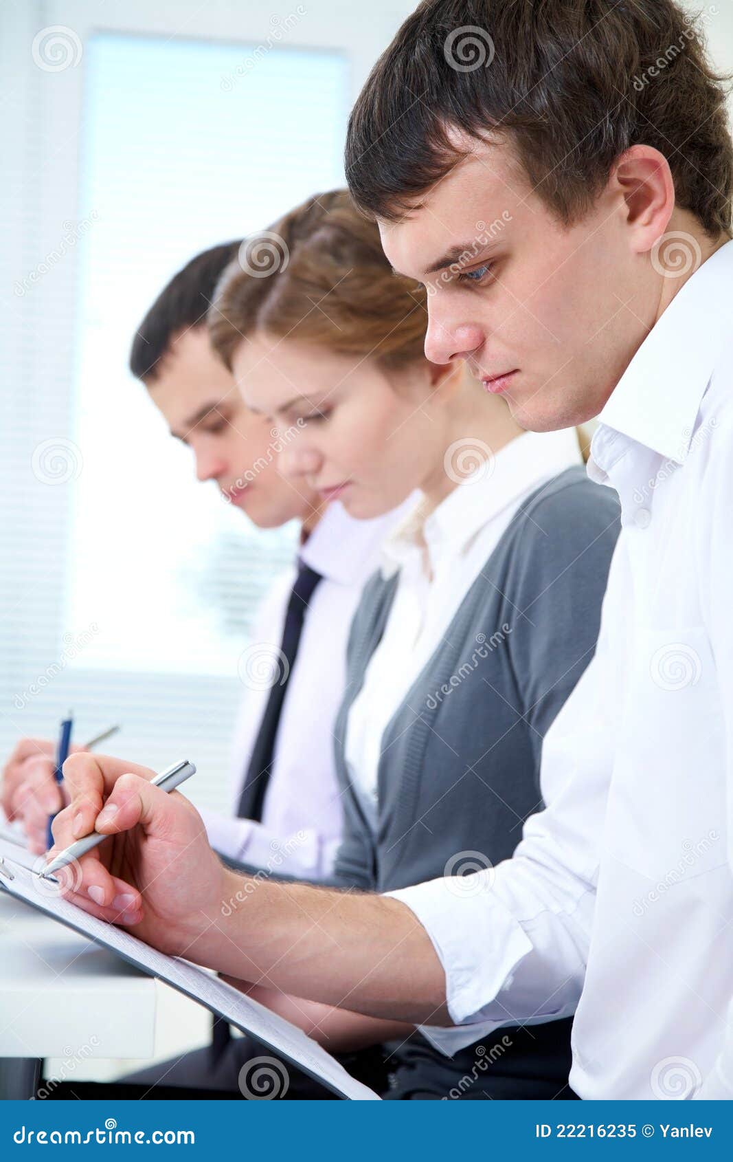 Busy people stock image. Image of adult, paper, handsome - 22216235