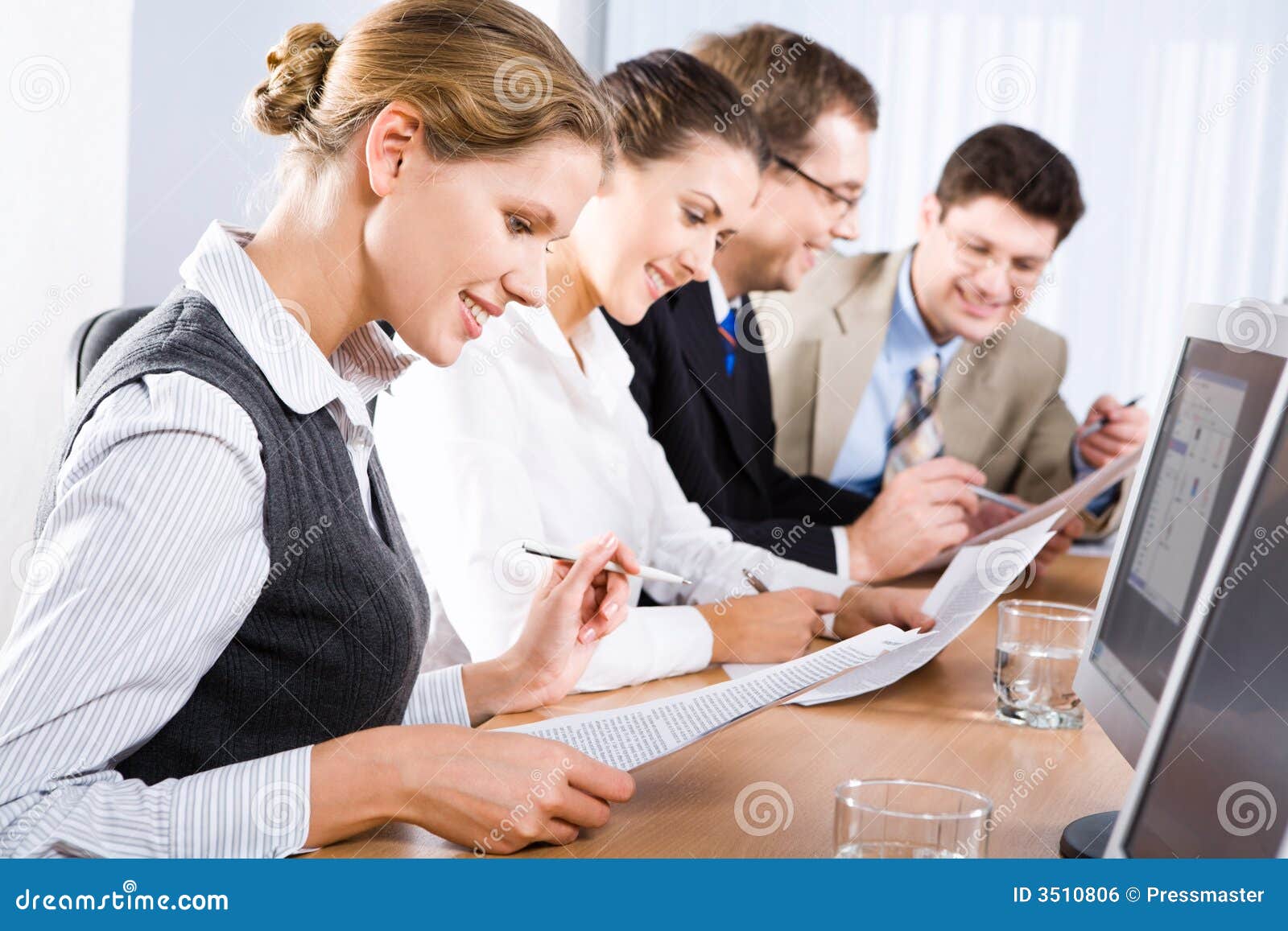 Busy people stock photo. Image of professional, paperwork - 3510806