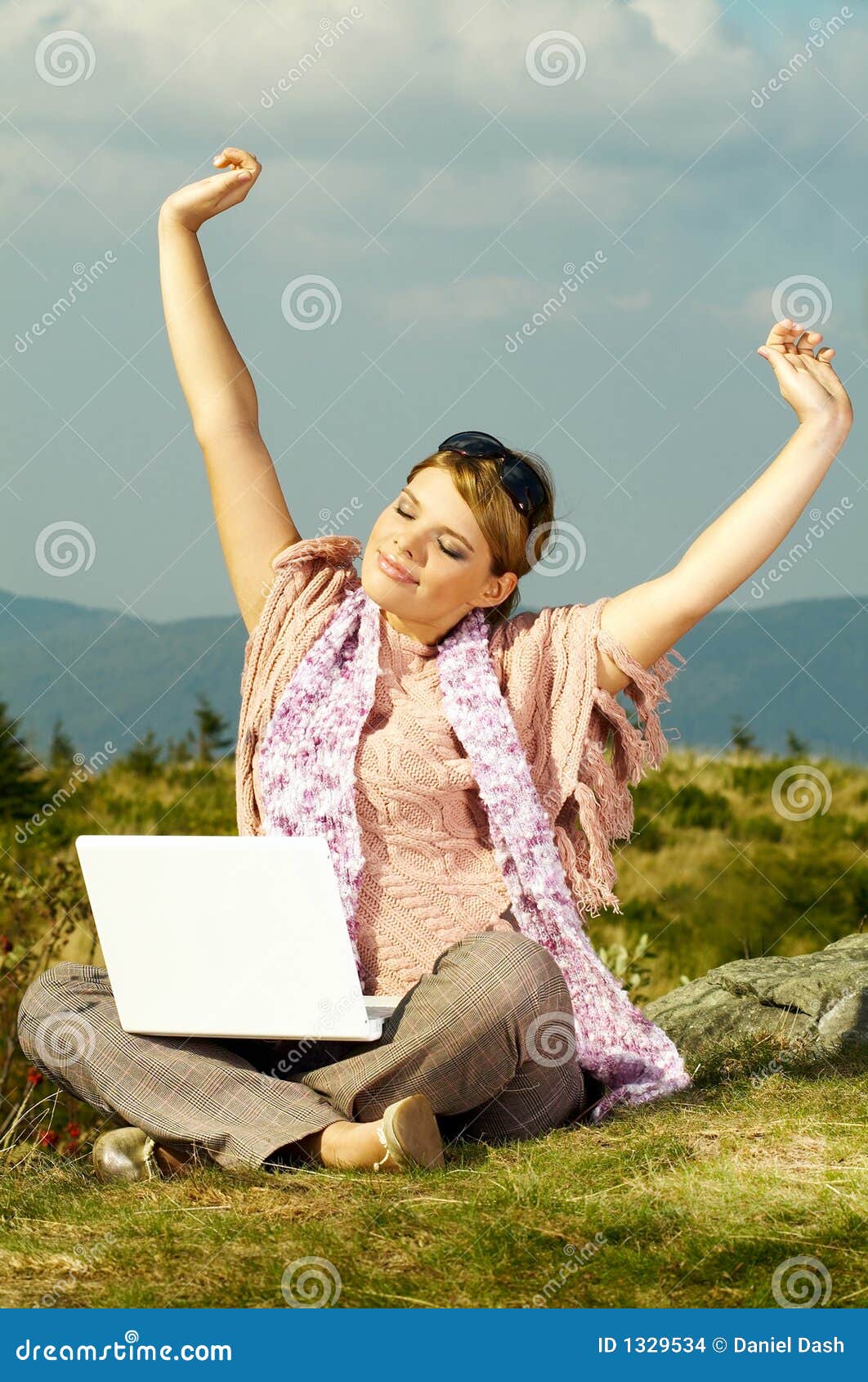 Busy Relax stock photo. Image of casual, grass, people - 1329534