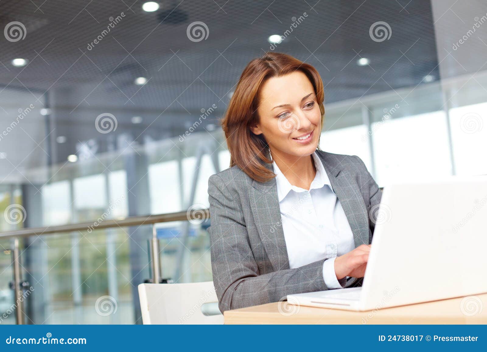 Busy secretary stock image. Image of confident, profession - 24738017