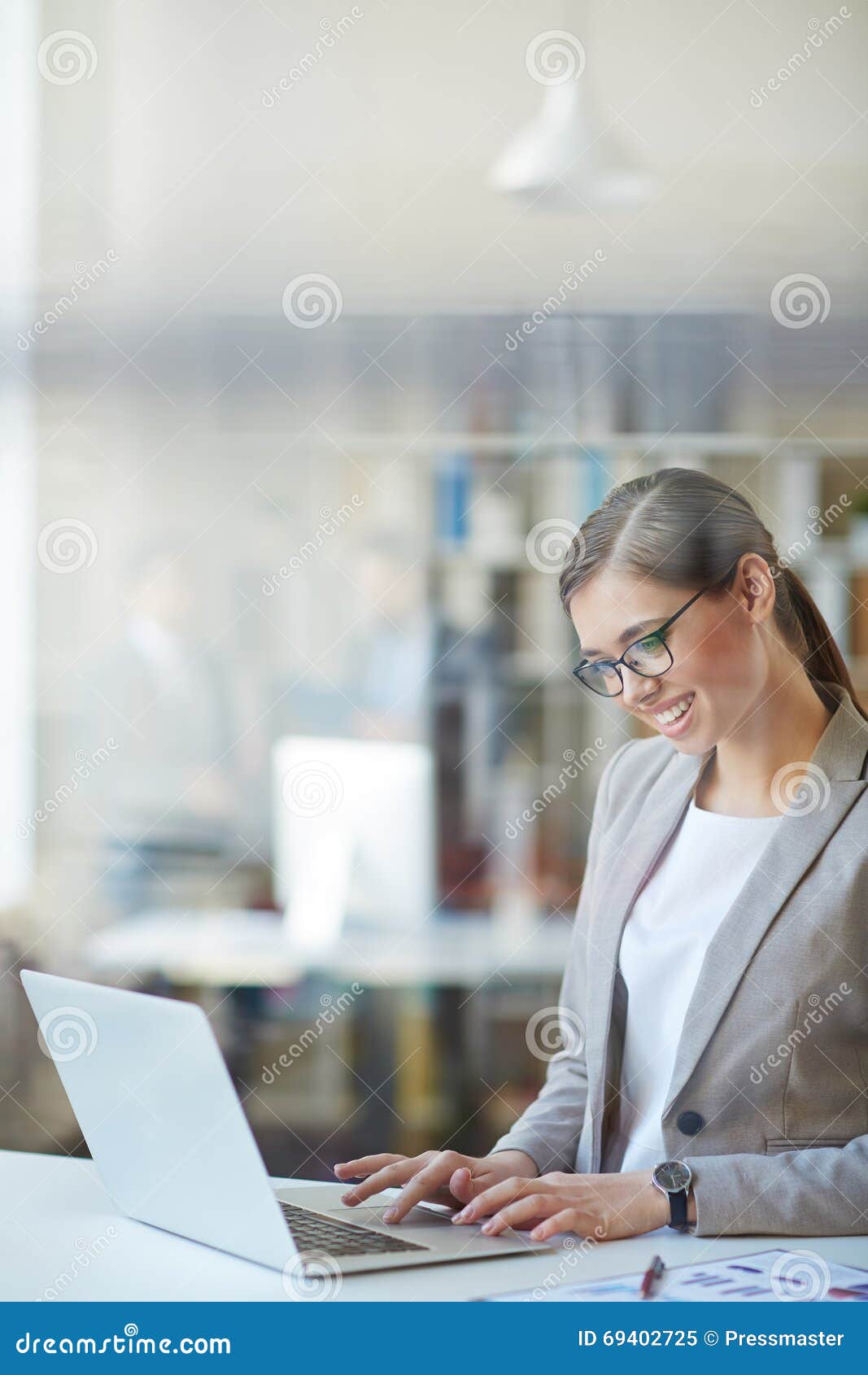 Busy secretary stock image. Image of professional, workplace - 69402725