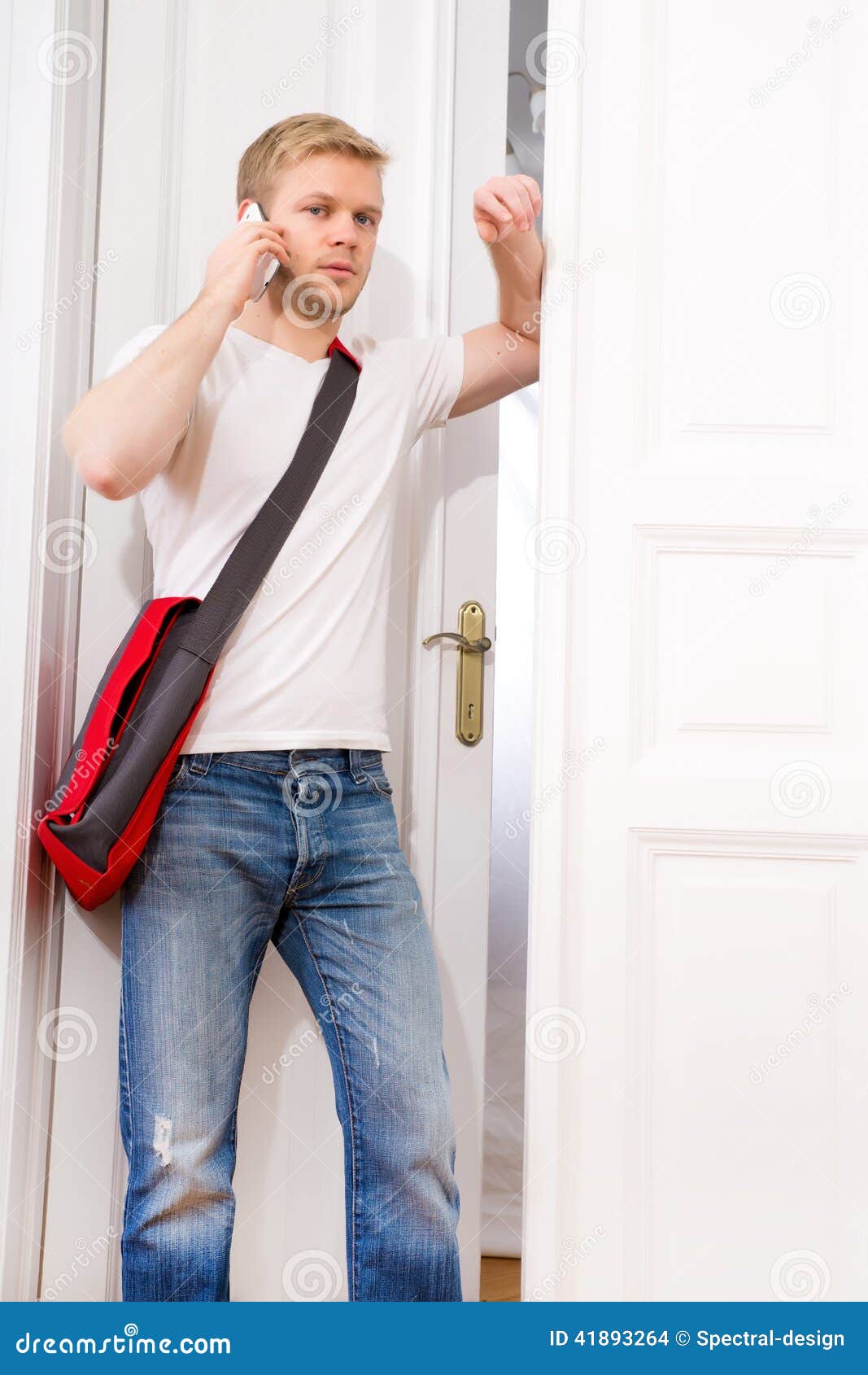 Busy student coming home stock photo. Image of house - 41893264
