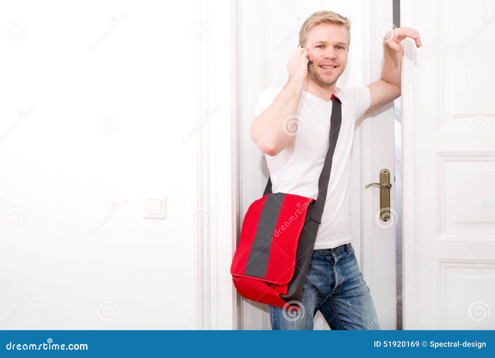 Busy student coming home stock image. Image of classic - 51920169