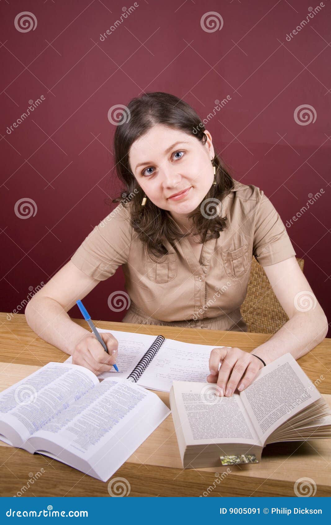 Busy Studying stock image. Image of female, educate, girl - 9005091