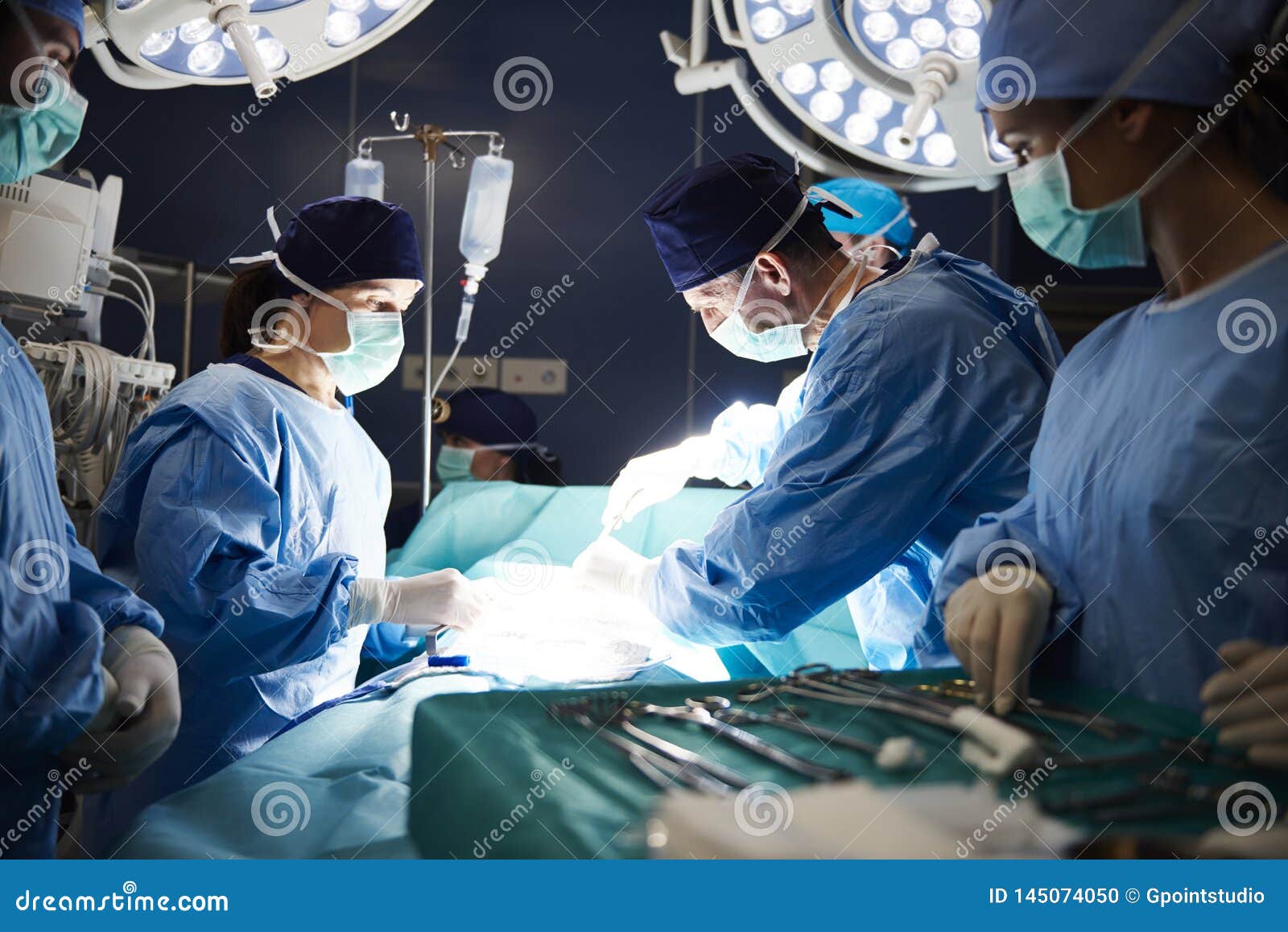 Busy Surgeons during Difficult Operation Stock Photo - Image of ...