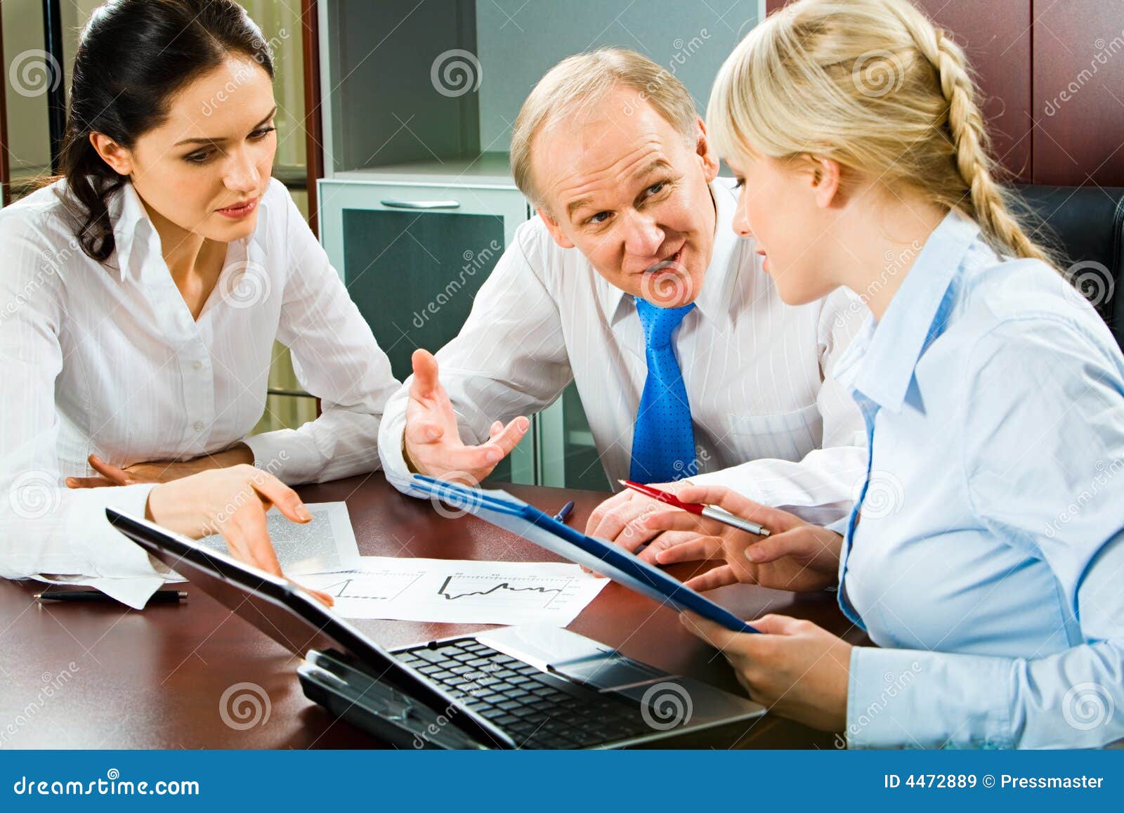 Busy teamwork stock image. Image of adult, holding, paper - 4472889