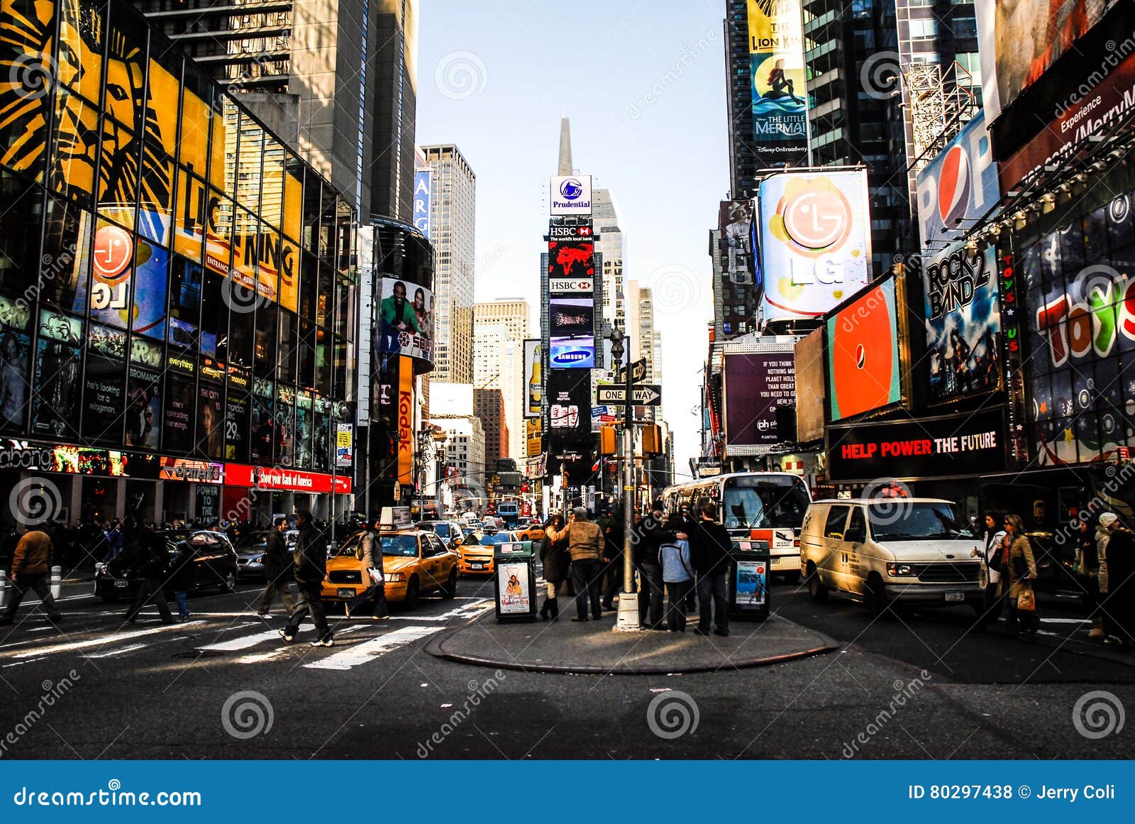 Busy Times Square editorial stock photo. Image of commercial - 80297438