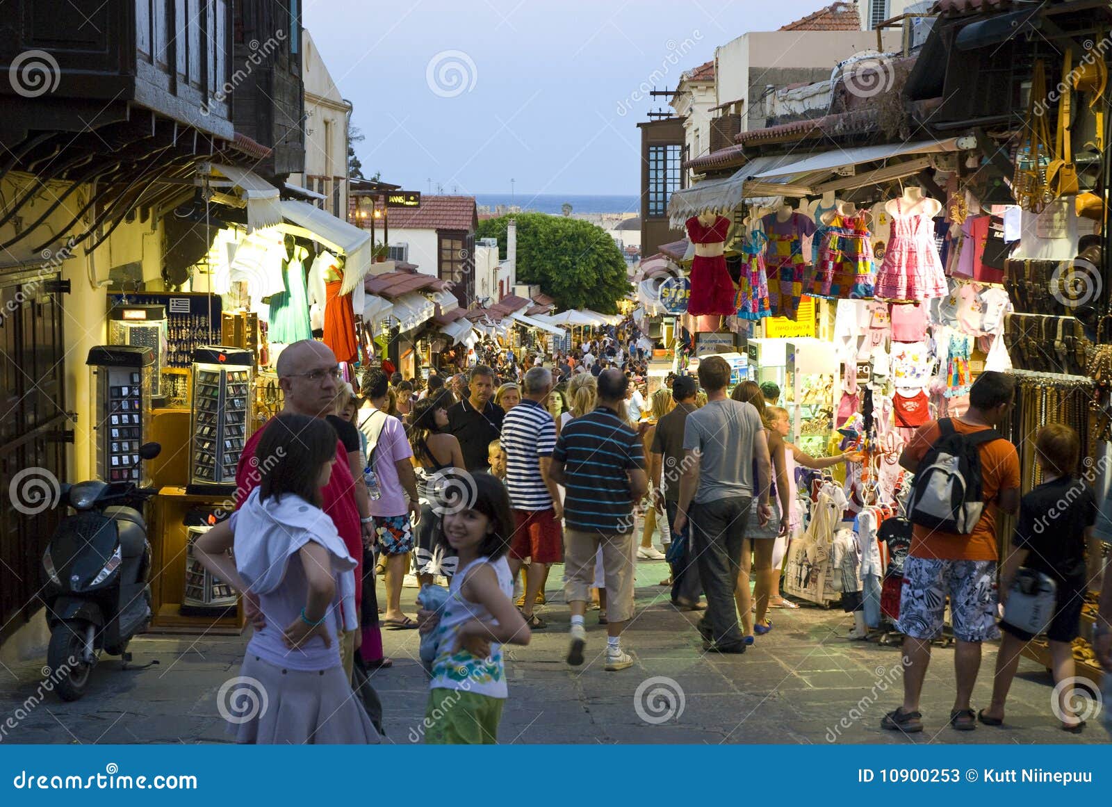 Busy trading street editorial stock photo. Image of mass - 10900253