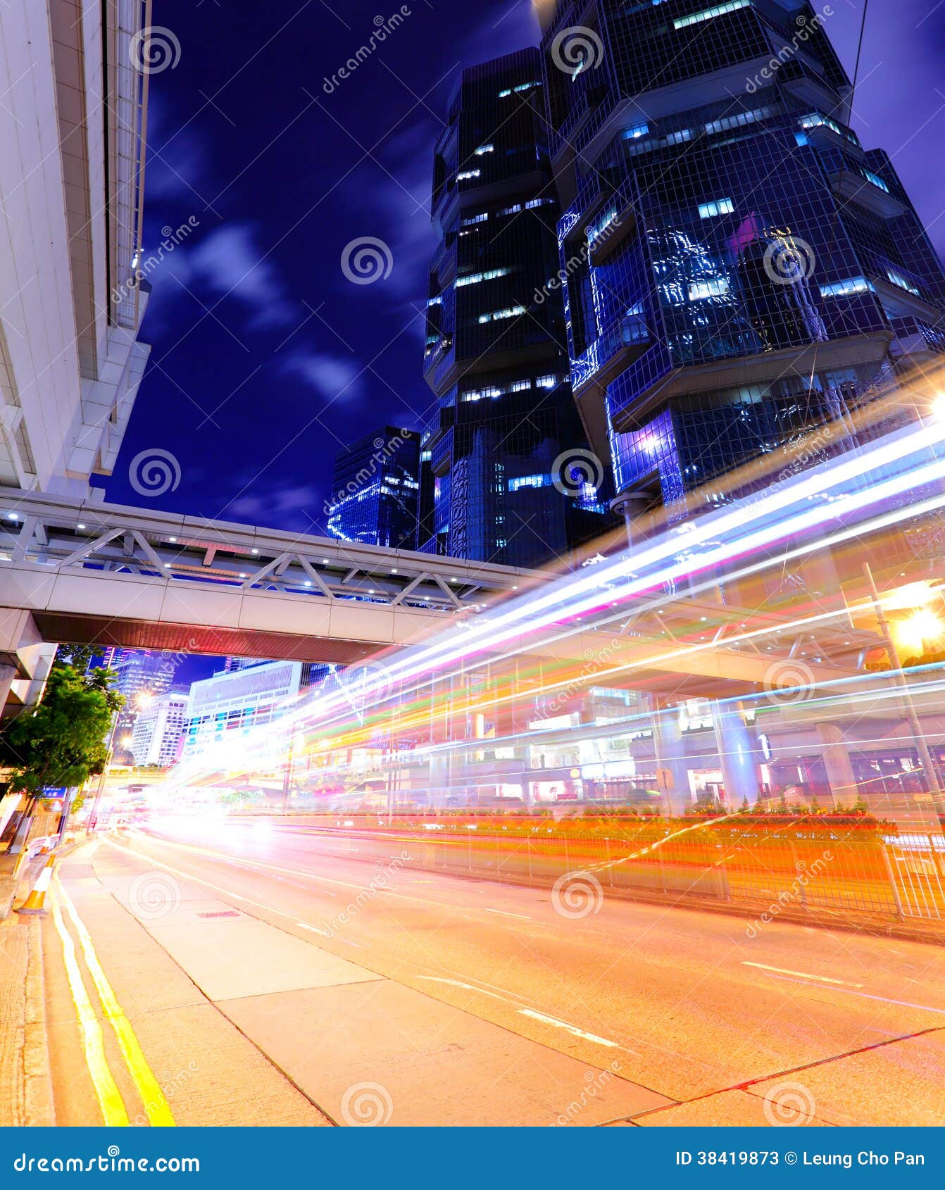 Busy Traffic in Modern City Stock Image - Image of movement, background ...