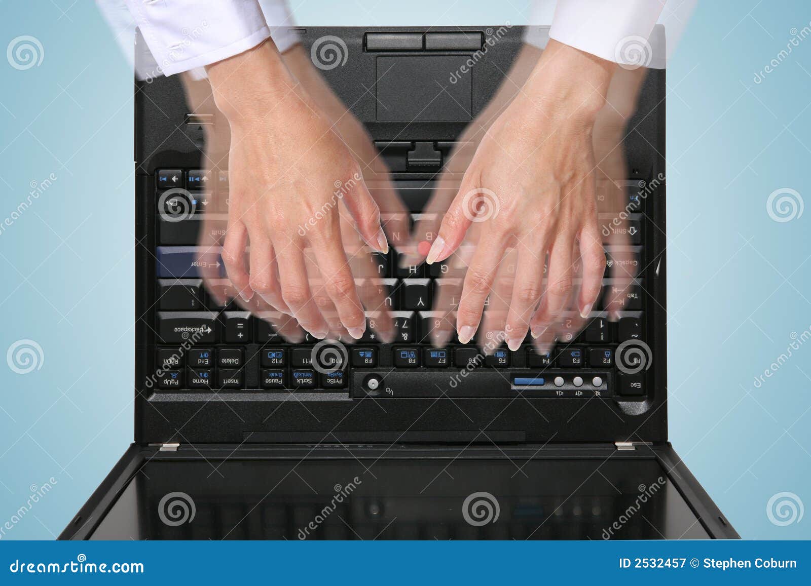 Busy Typing stock image. Image of electronic, notebook - 2532457