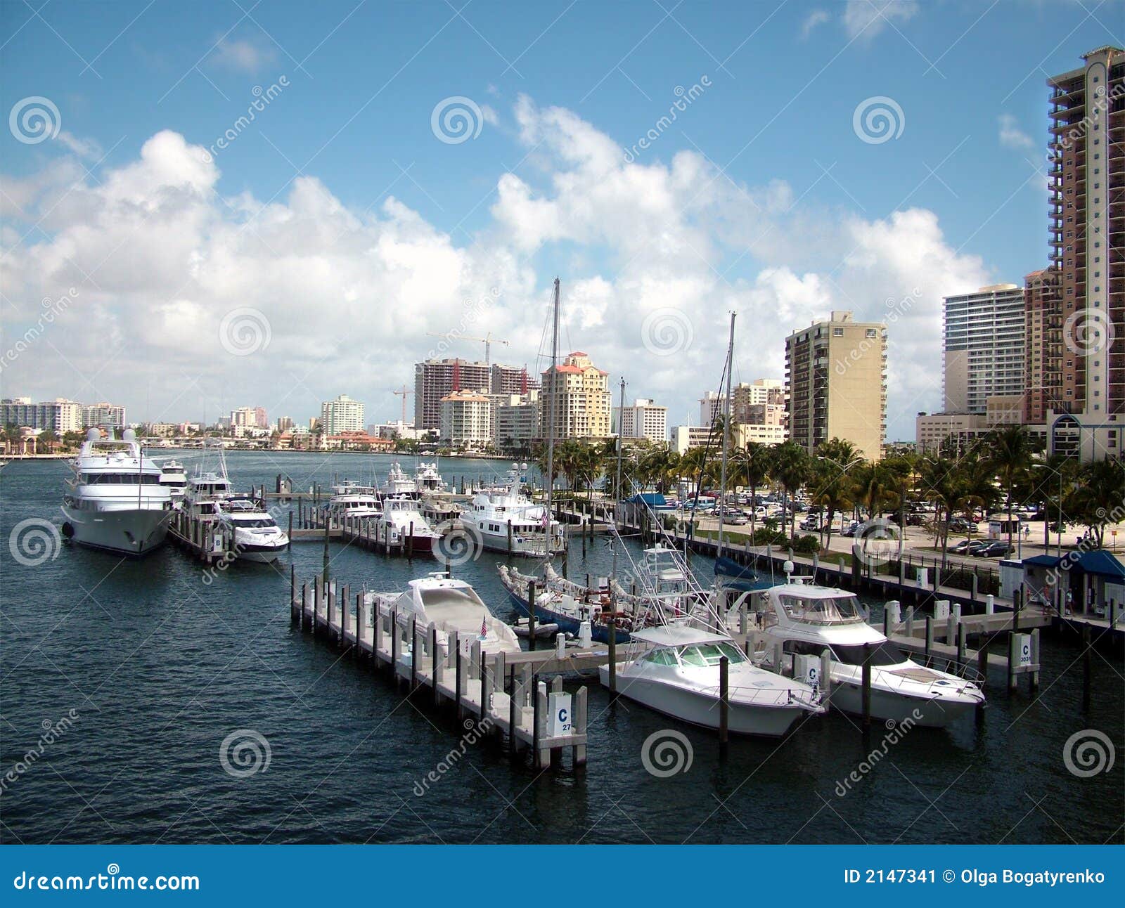 Busy Urban Harbor stock image. Image of ship, marina, marine - 2147341
