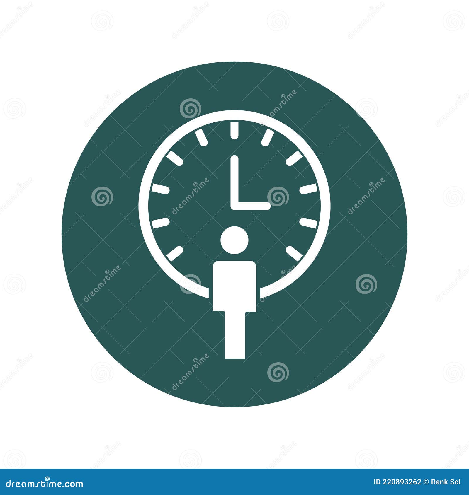 Busy Vector Icon On White Background. Flat Vector Busy Icon Symbol Sign ...