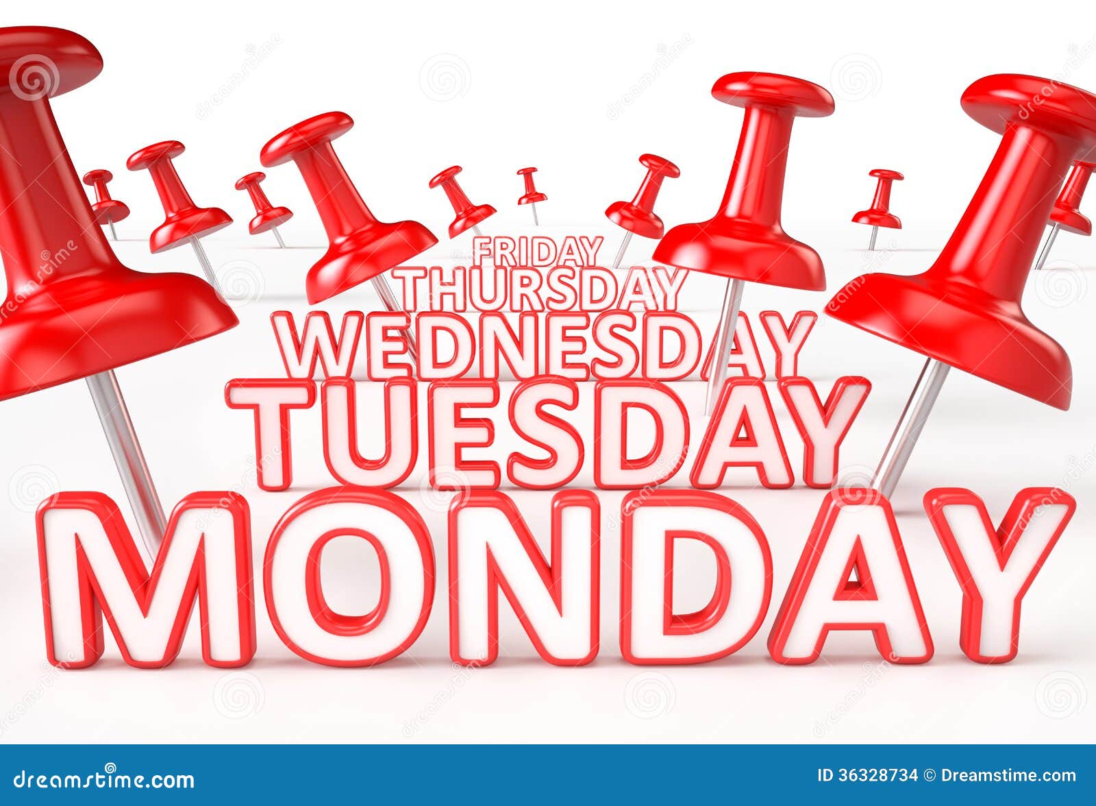 Stock Photo: Busy Week. Image: