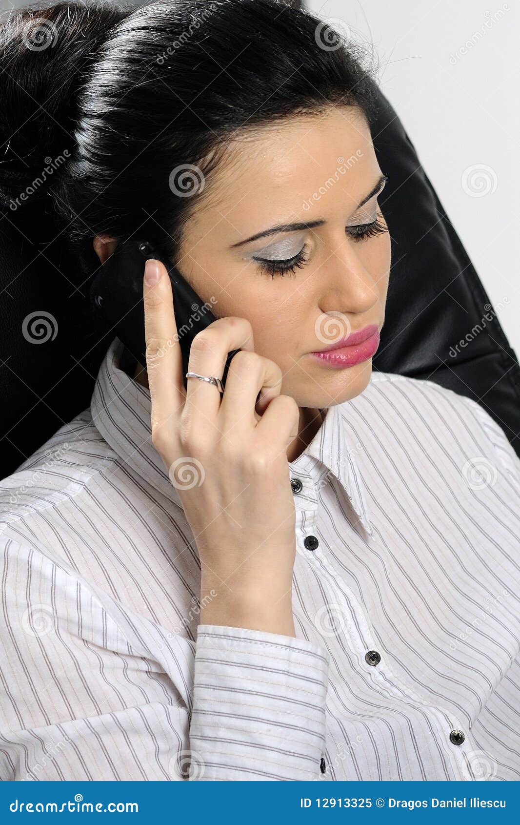 Busy woman stock image. Image of caucasian, black, happiness - 12913325