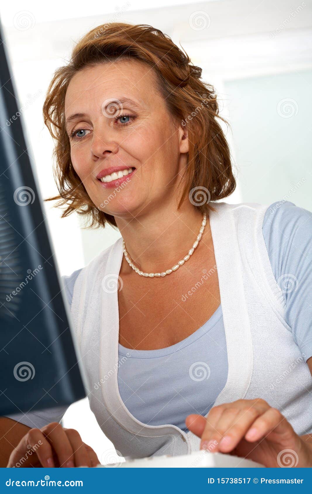 Busy woman stock image. Image of healthy, fashion, middle - 15738517