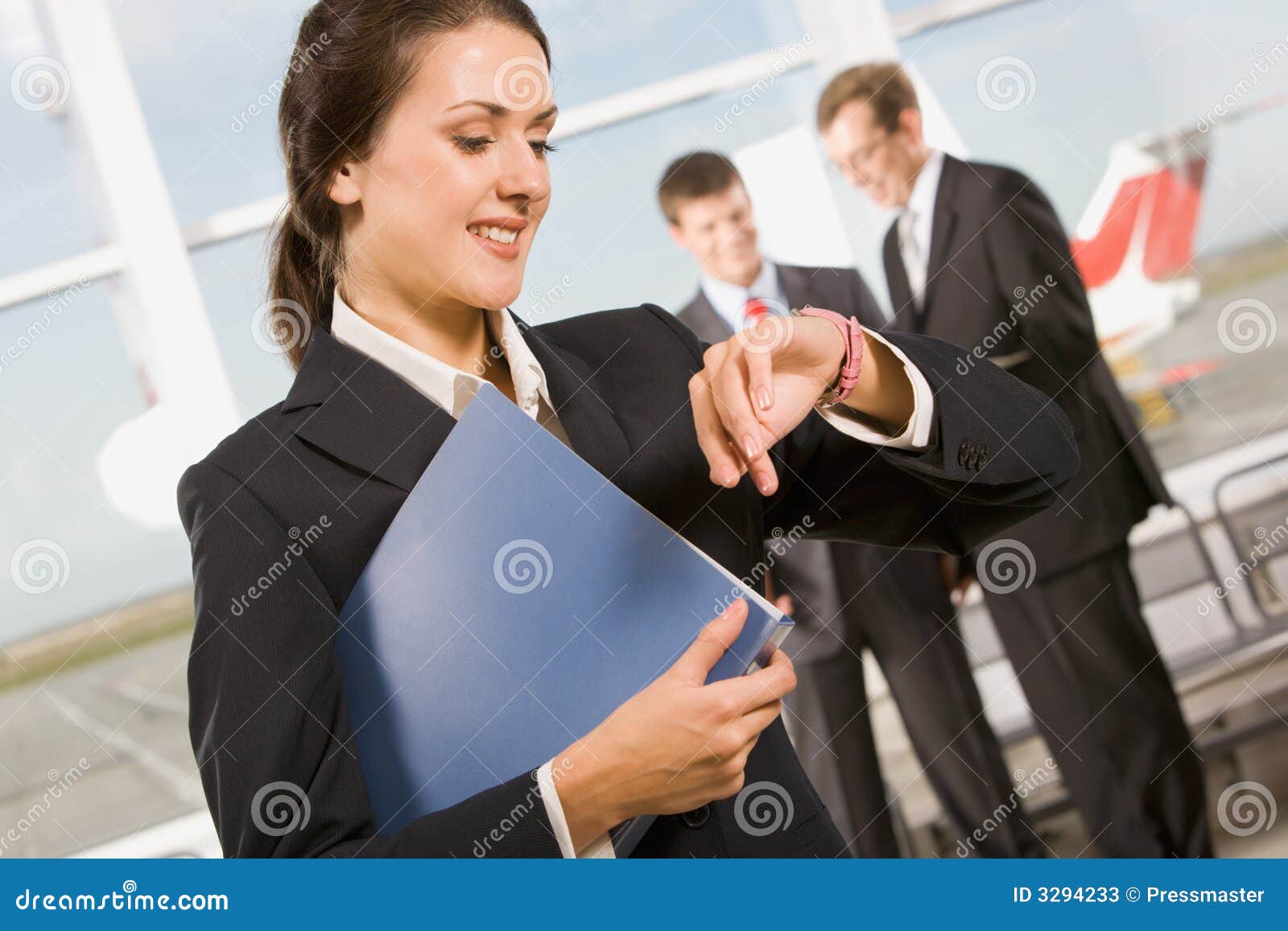 Busy woman stock image. Image of airport, confident, people - 3294233