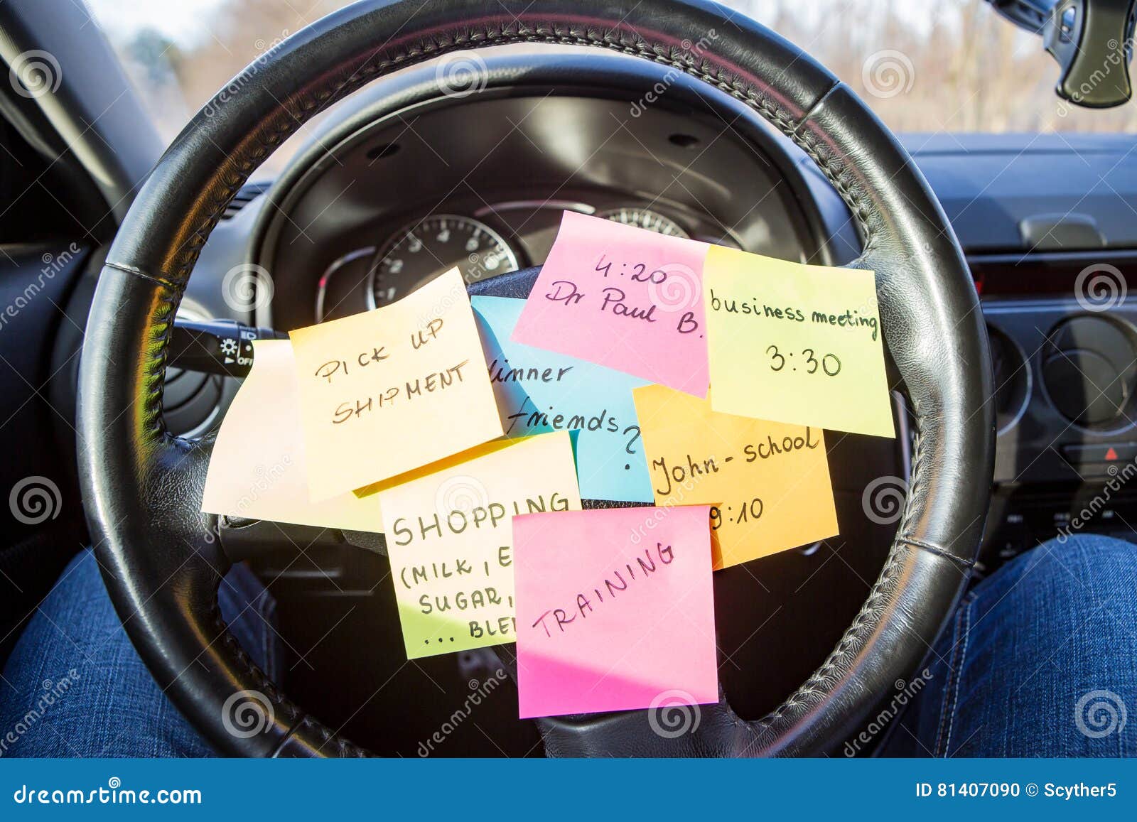 Busy Work Do Post Notes List Chaotic Concept Stock Photo - Image of ...