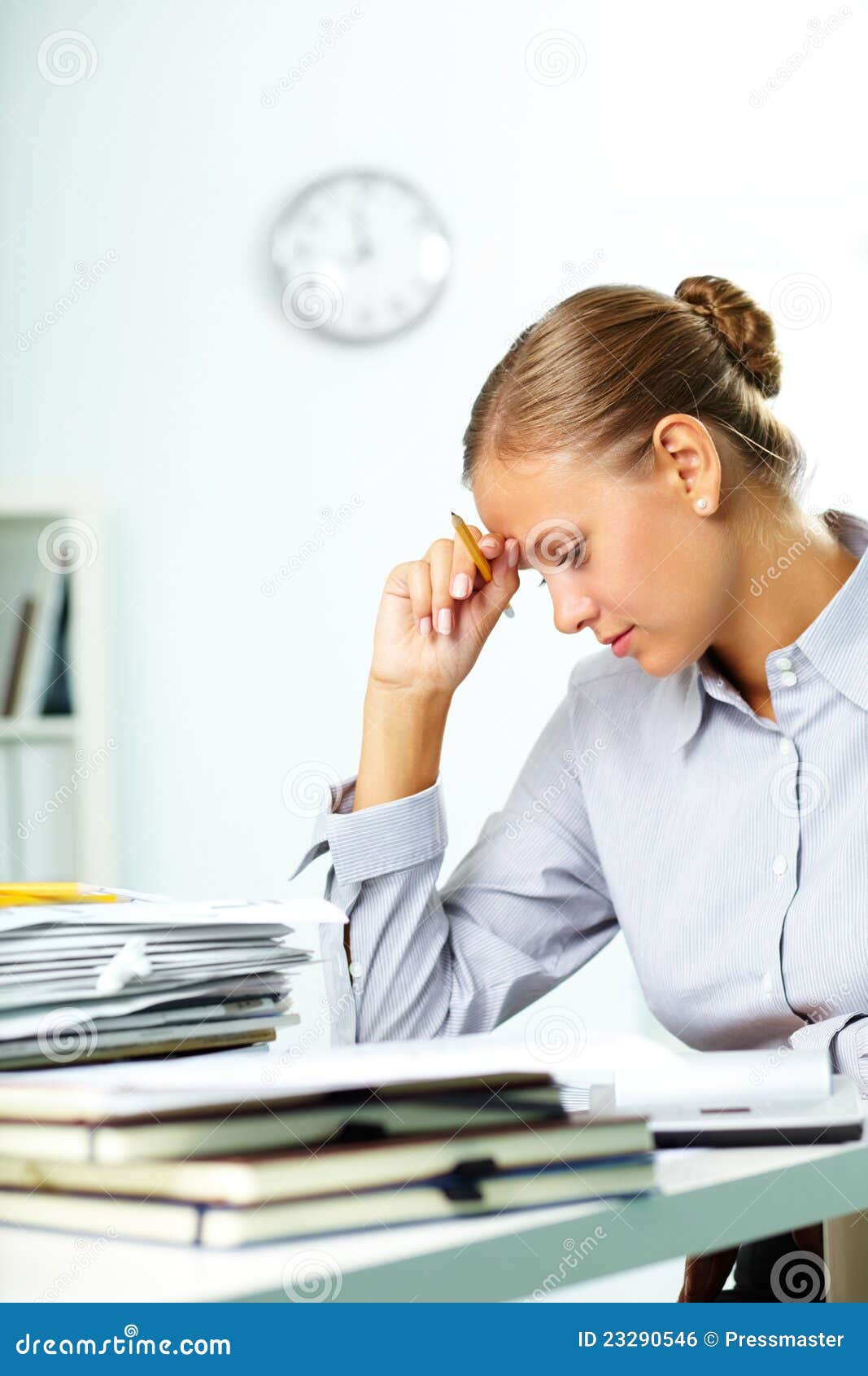 Busy working stock photo. Image of executive, female - 23290546