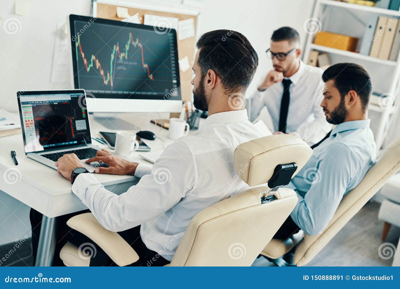 Busy working day. stock image. Image of meeting, data - 150888891