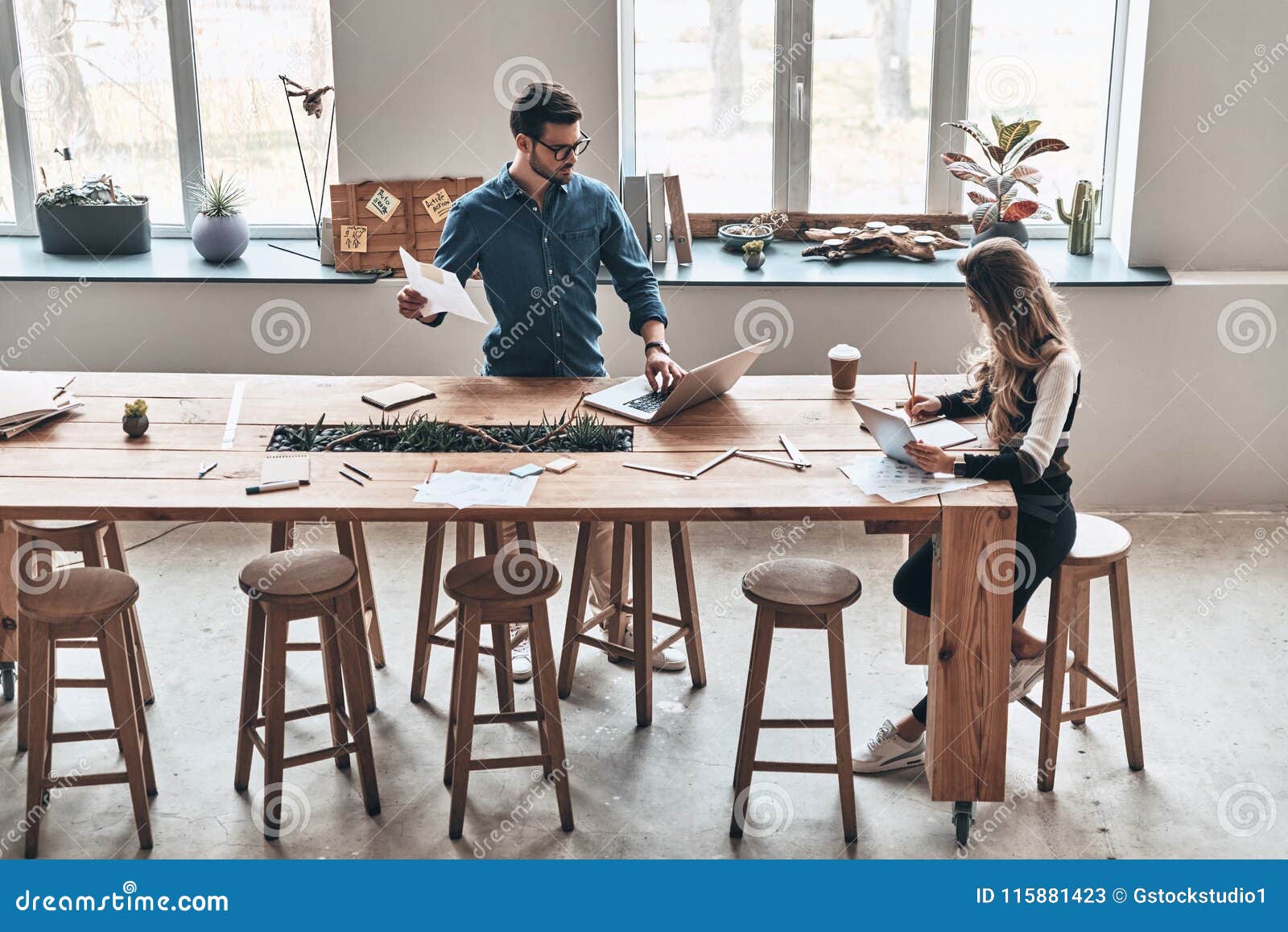 Busy working day. stock image. Image of handwriting - 115881423