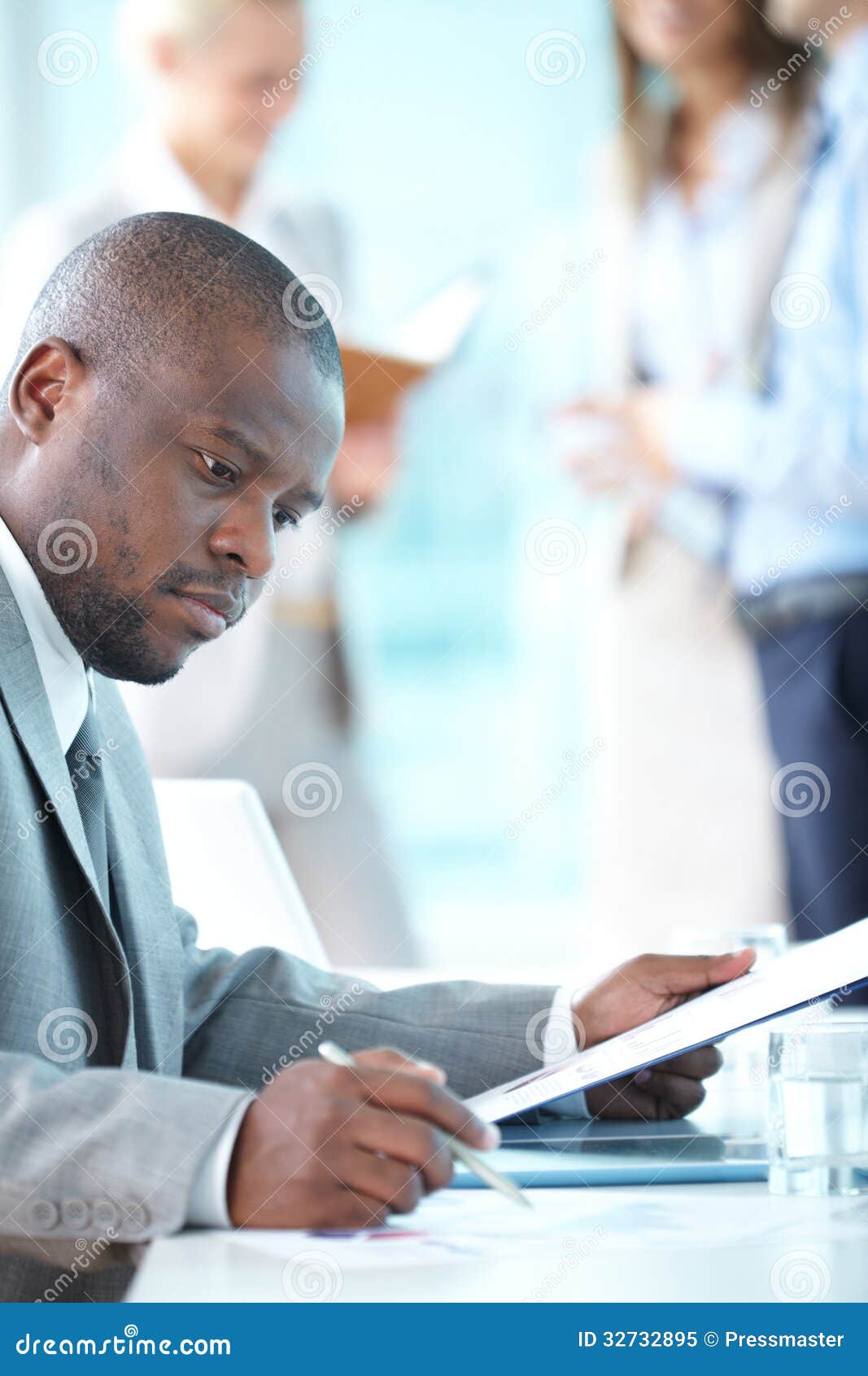 Busy working stock image. Image of paper, partner, idea - 32732895