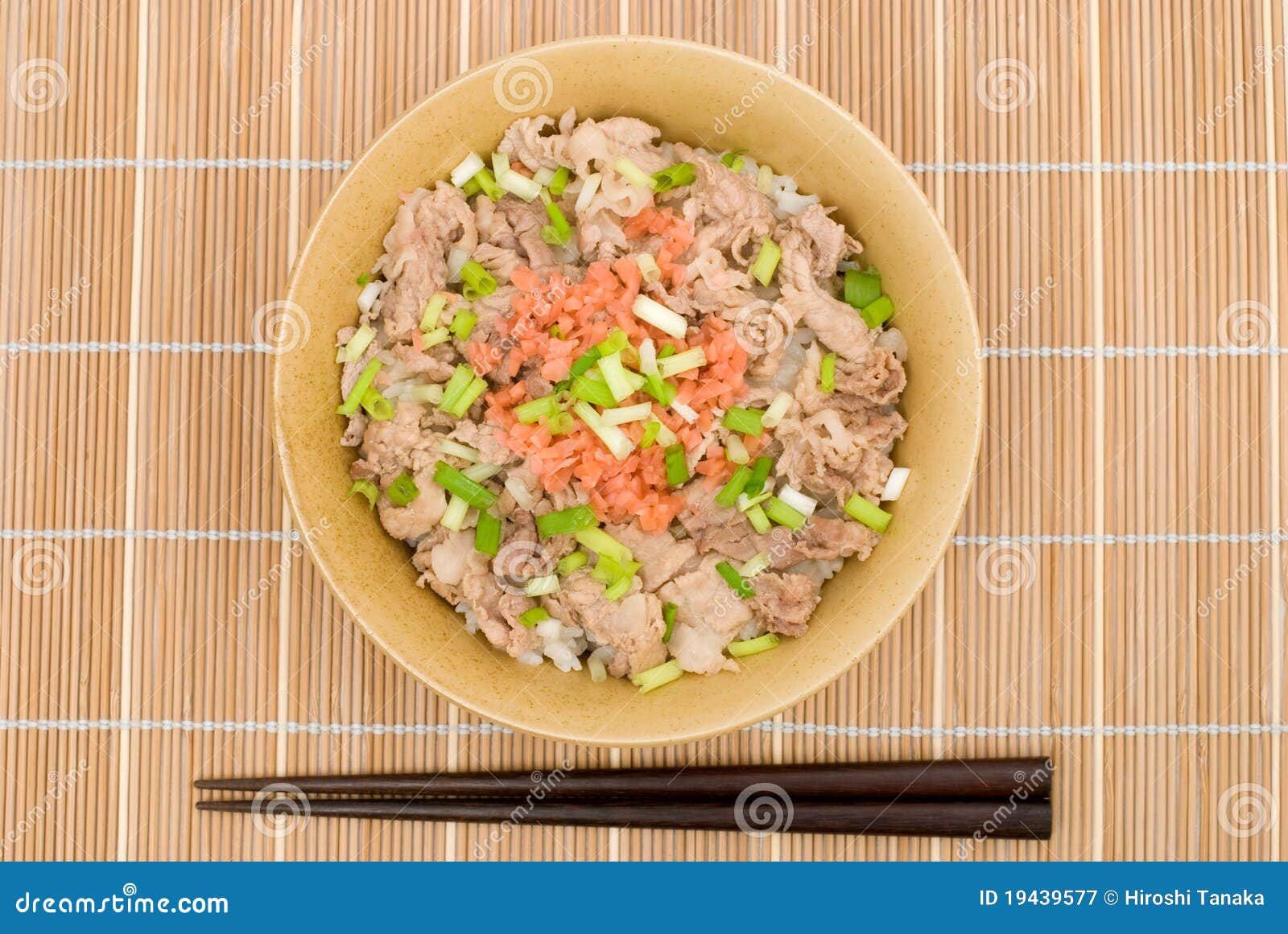 Butadon stock image. Image of foods, root, ginger, pork - 19439577