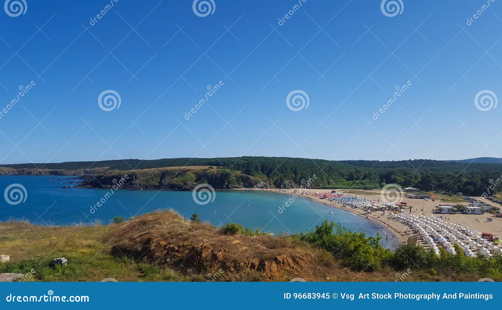 Butamyata Beach, Sinemorets, Bulgaria Stock Image - Image of outside ...