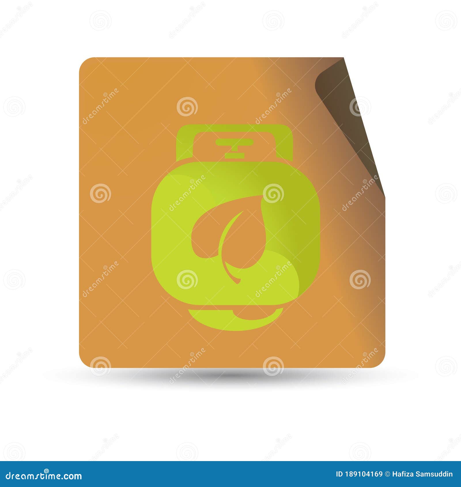 Butane Gas Cylinder Cartoon Vector | CartoonDealer.com #5264381