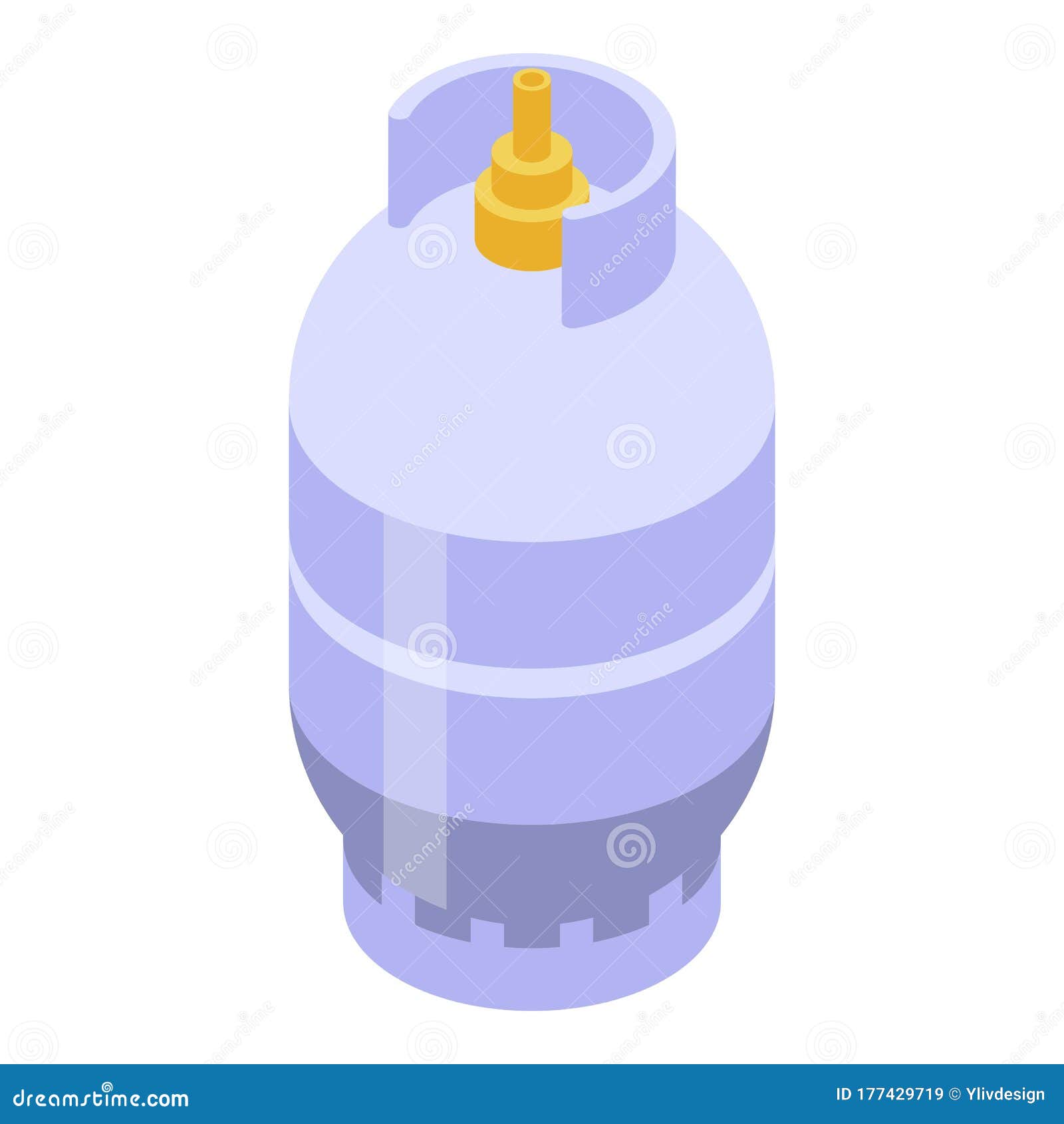 Butane Gas Cylinder Vector Illustration | CartoonDealer.com #5264374