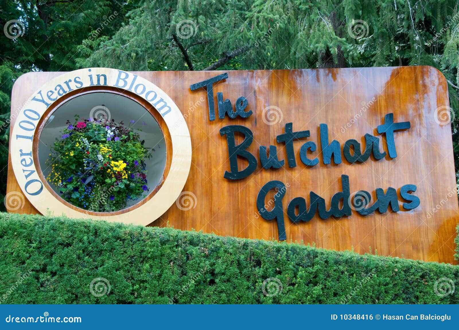 Butchart Gardens sign stock photo. Image of pretty, sign - 10348416