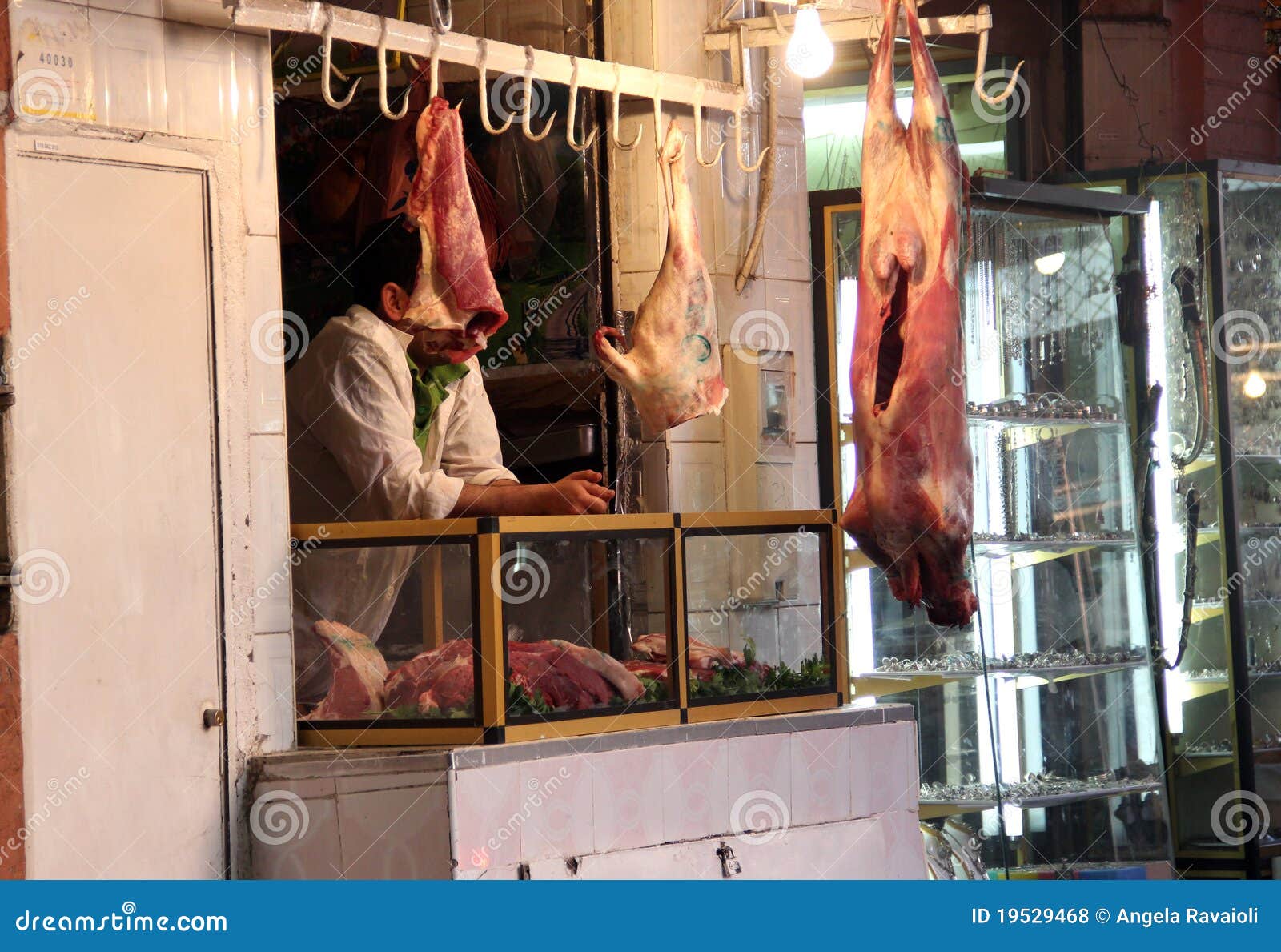 A butcher editorial stock photo. Image of industry, jobs - 19529468