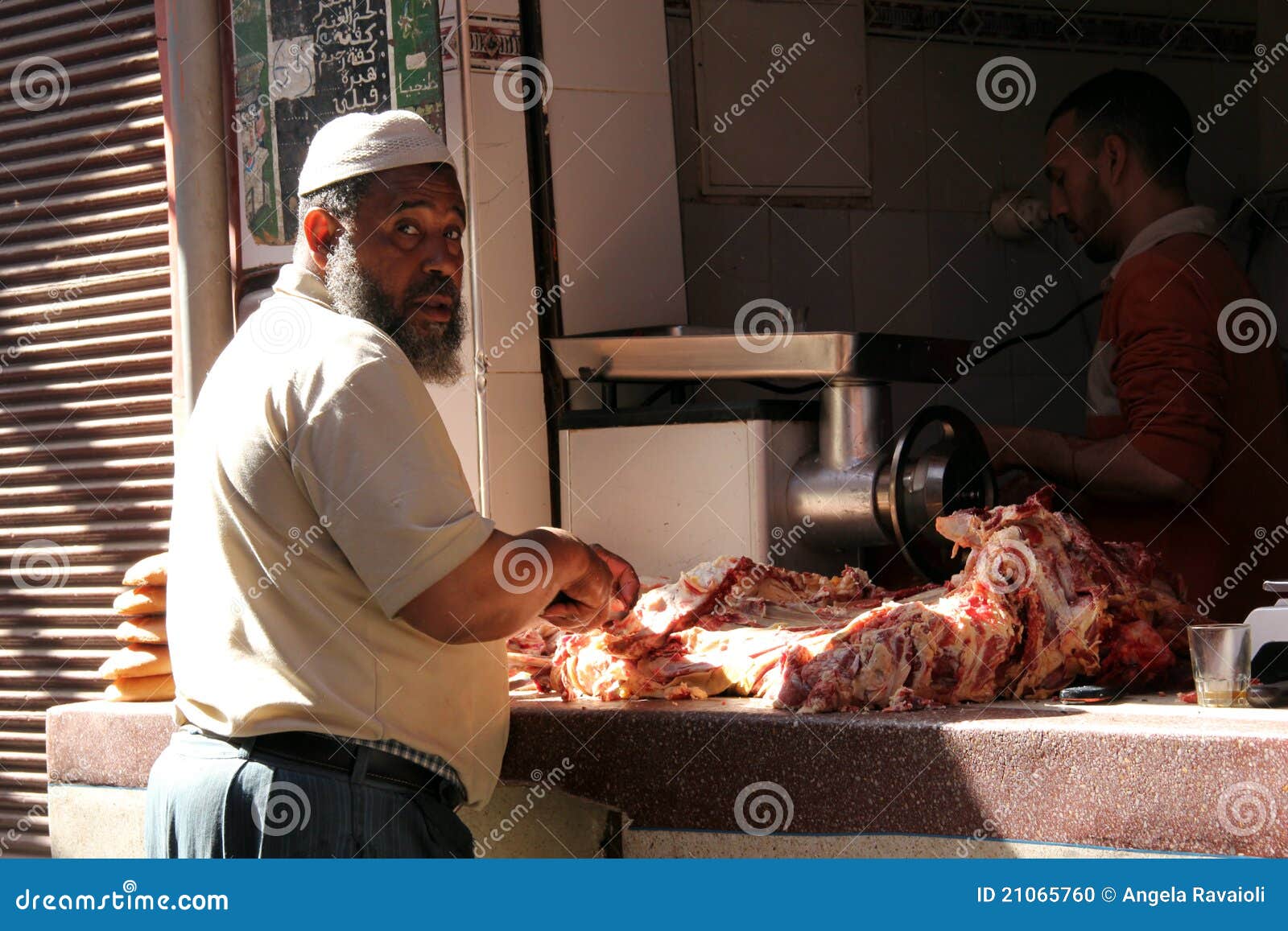 A butcher editorial image. Image of business, retail - 21065760
