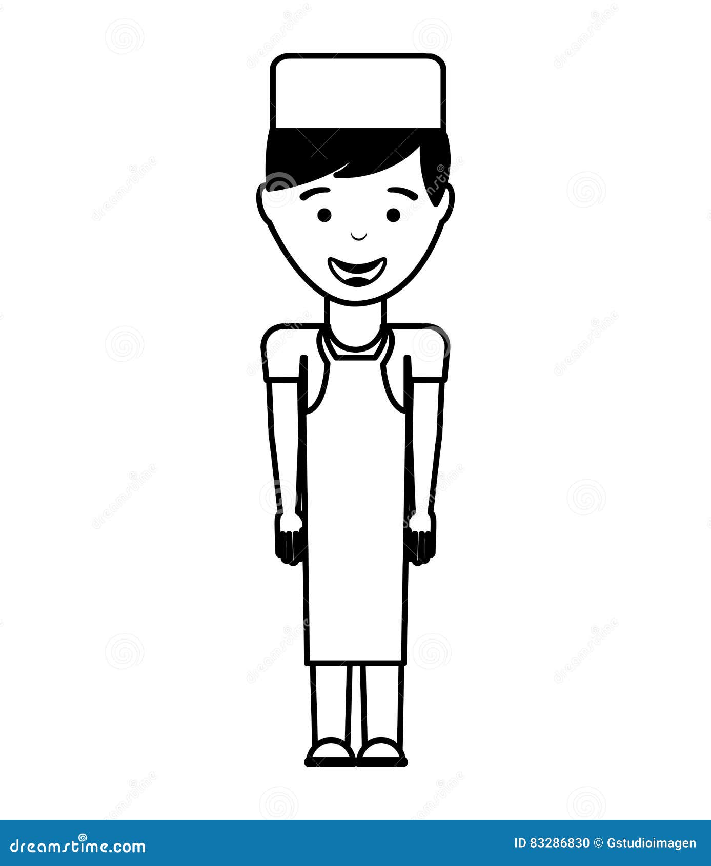 Butcher Avatar Character Icon Stock Illustration - Illustration of ...