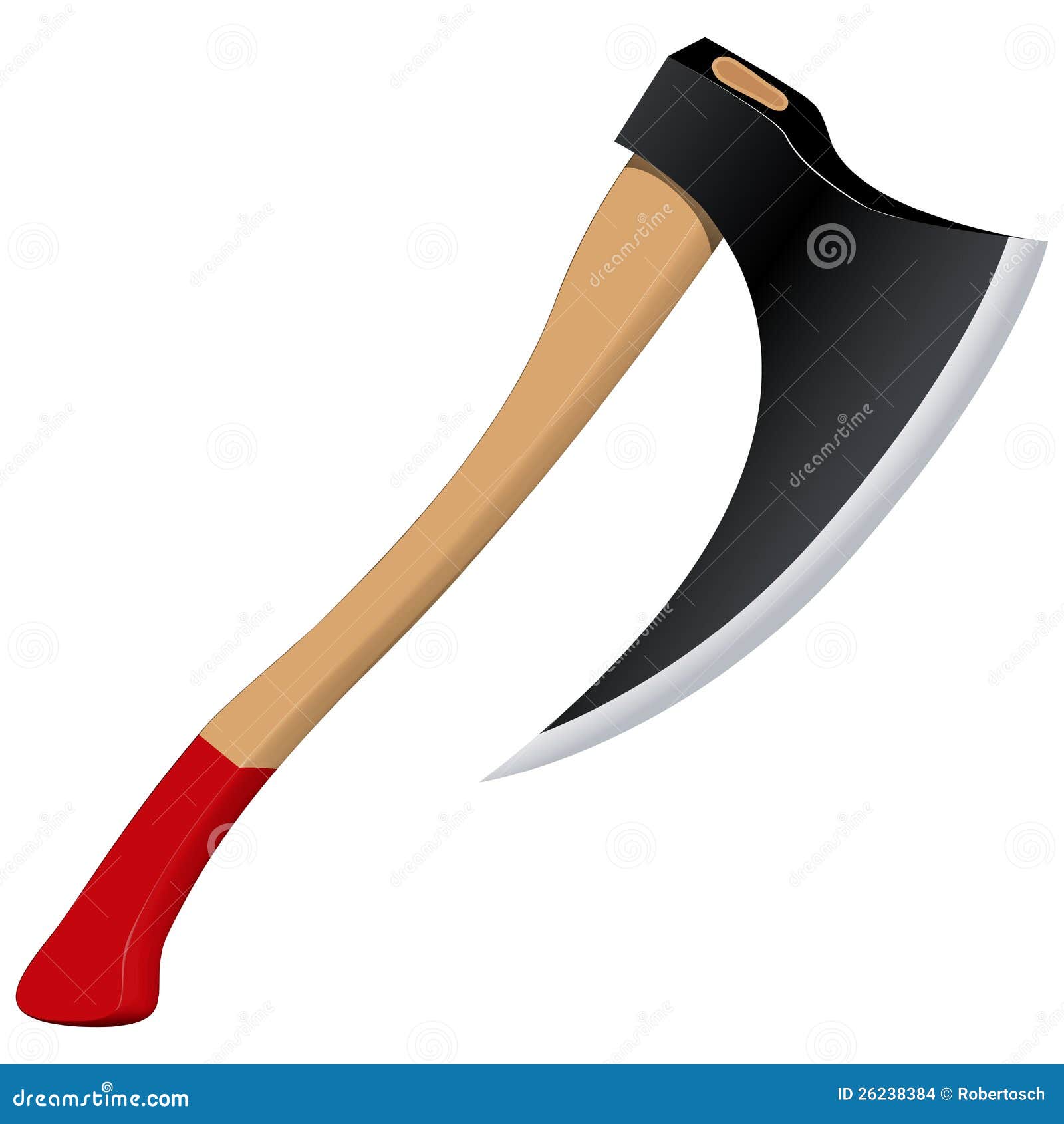 Butcher axe stock vector. Illustration of object, head - 26238384